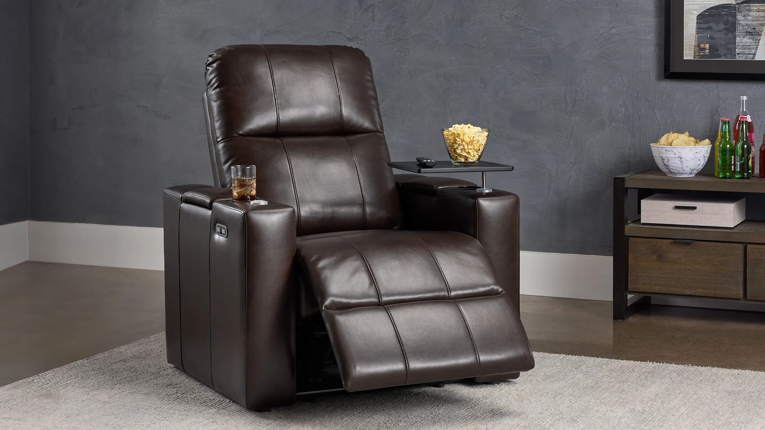Pulaski power home theater recliner store