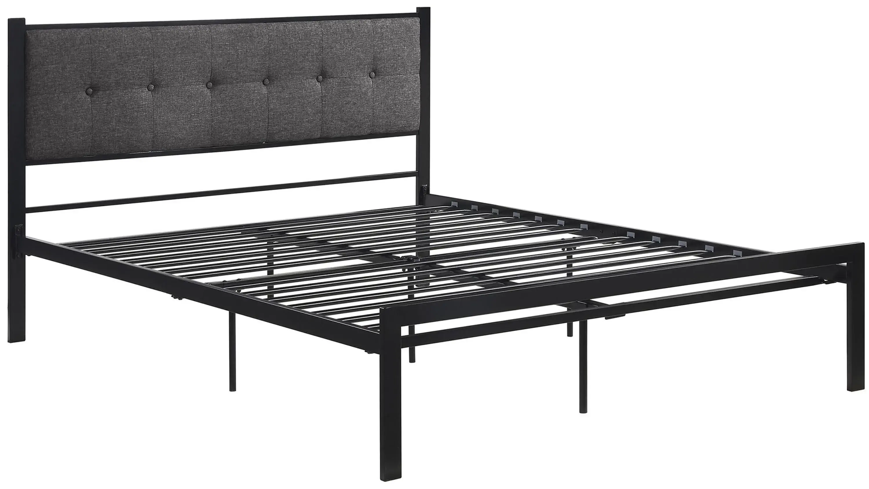 Faustina Queen Metal Platform Bed | Raymour & Flanigan