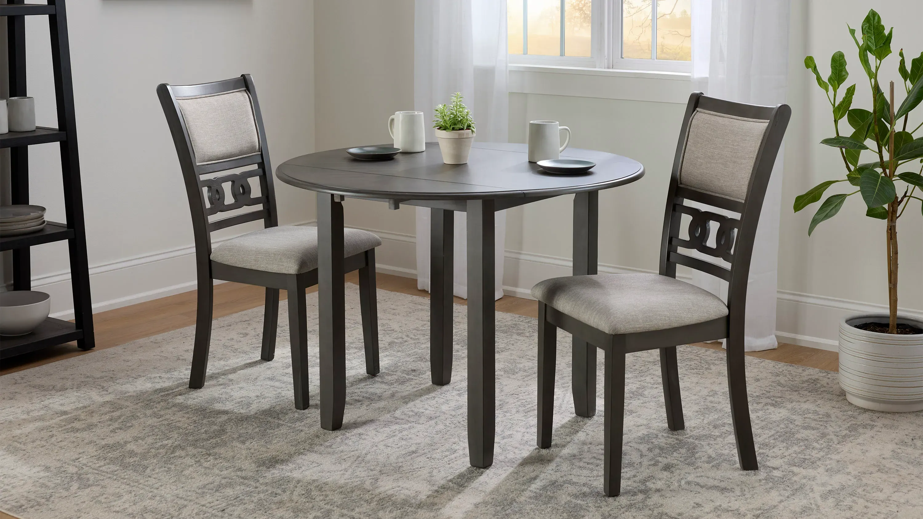 Grey 3 piece dining set store