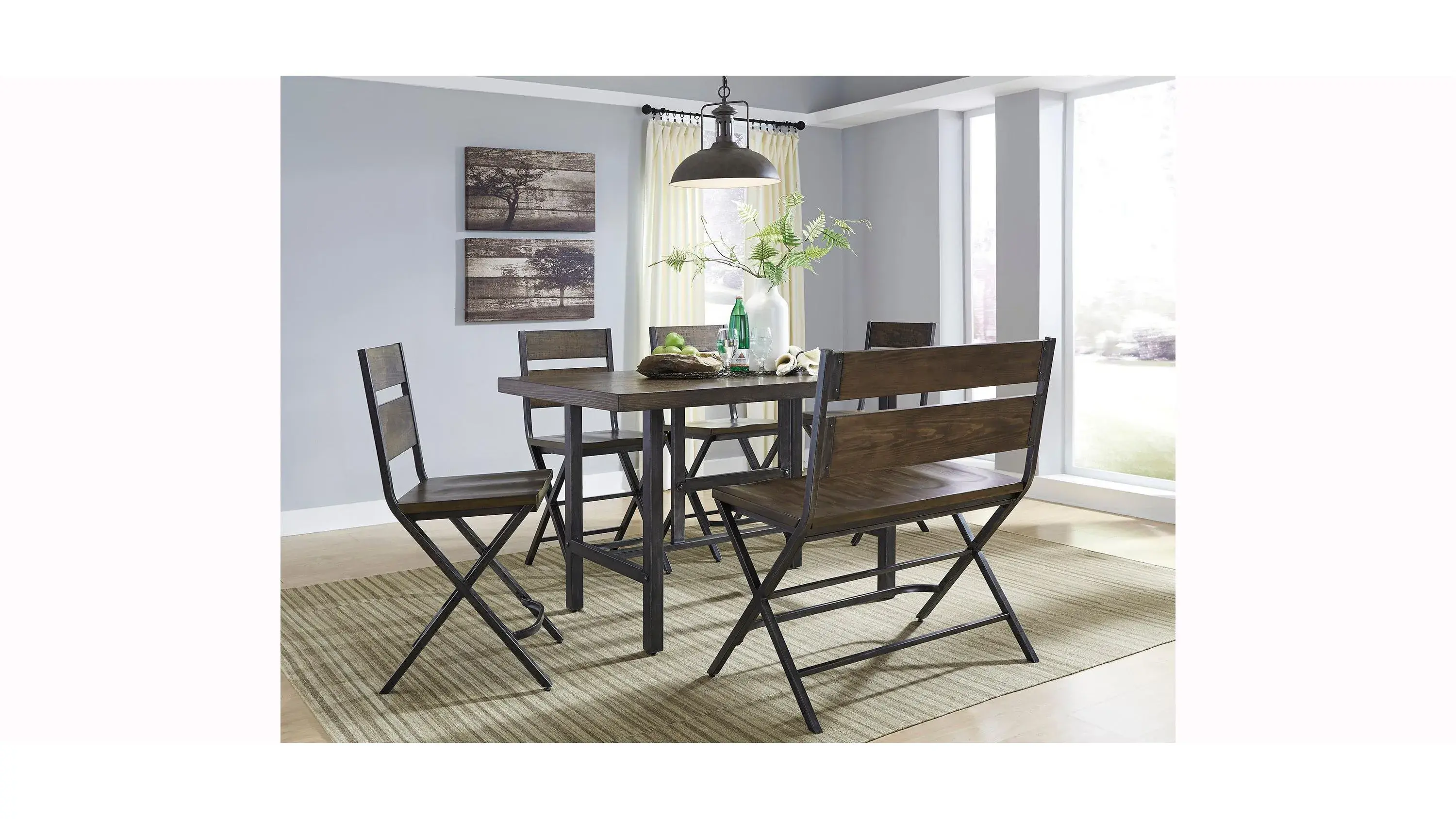 Stoddard Counter Bench | Raymour & Flanigan