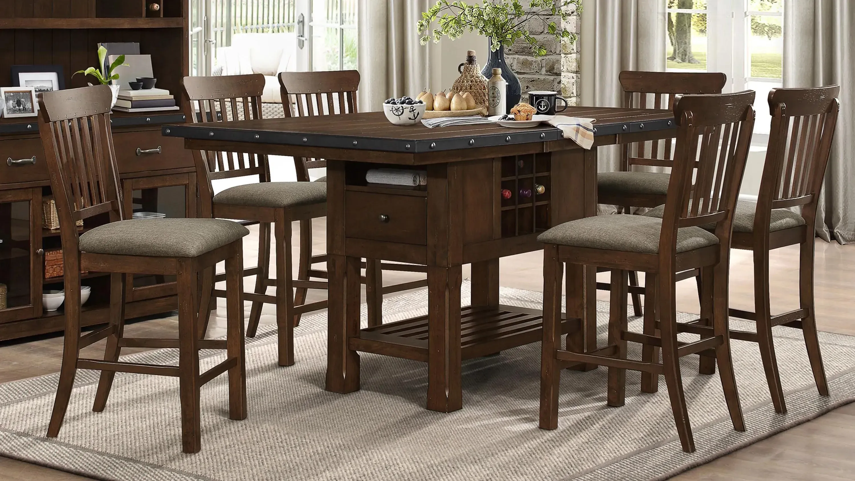 Blofeld 7 pc. Counter Height Dining Set