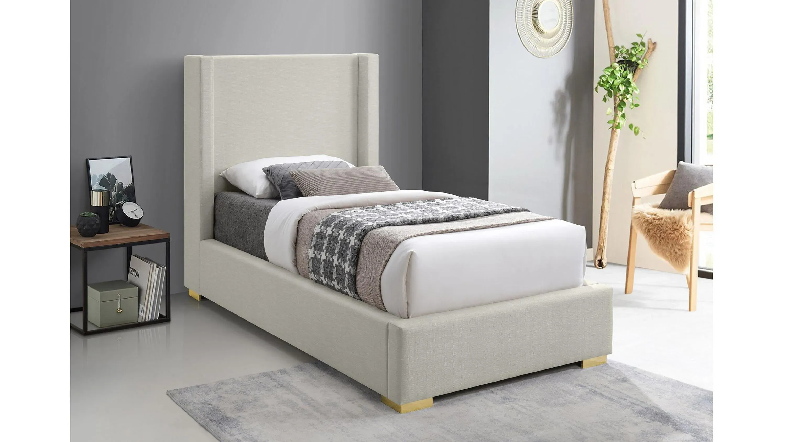 Twin bed frame raymour flanigan store
