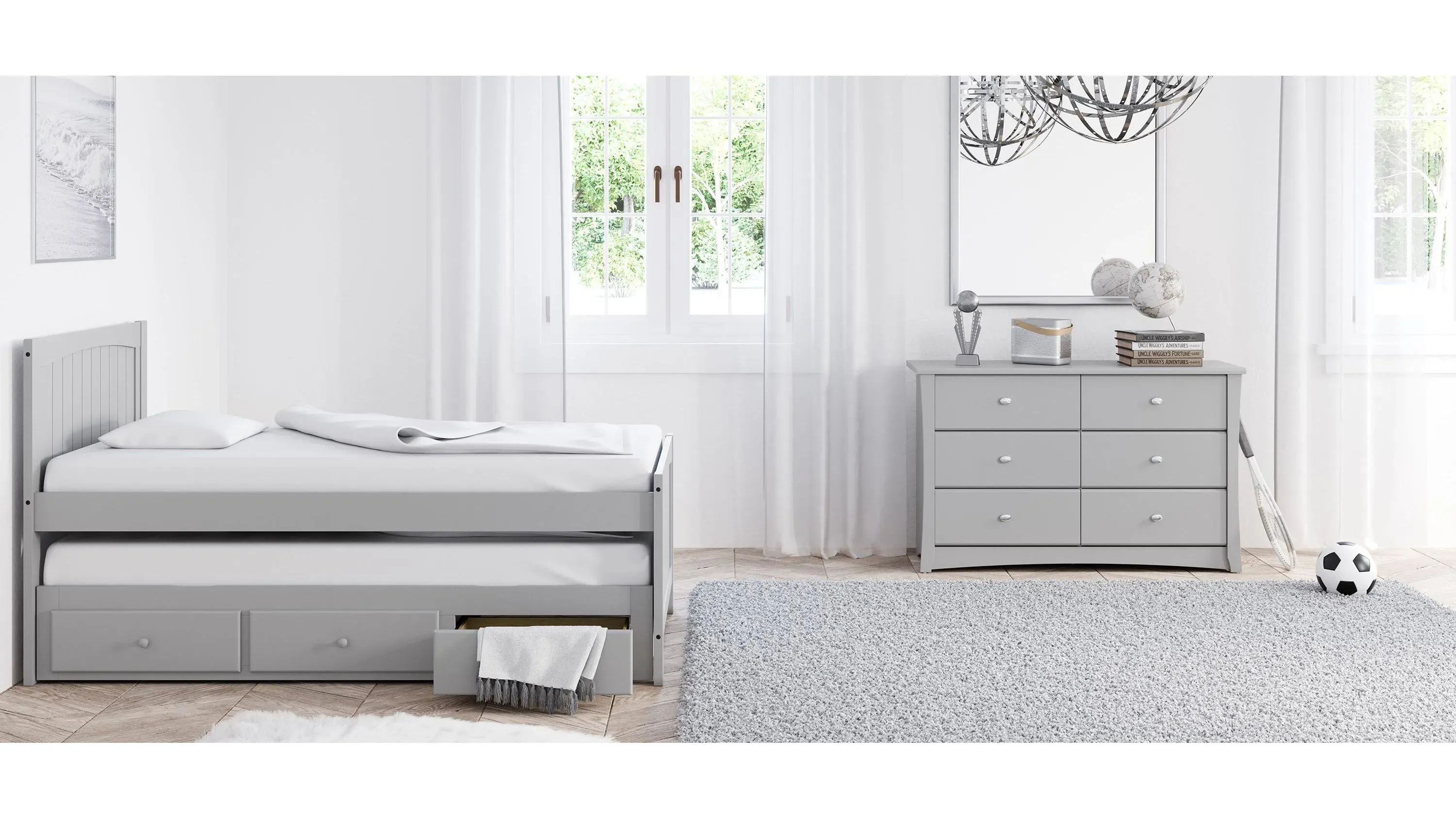 Crest 6-Drawer Dresser | Raymour & Flanigan | Raymour & Flanigan