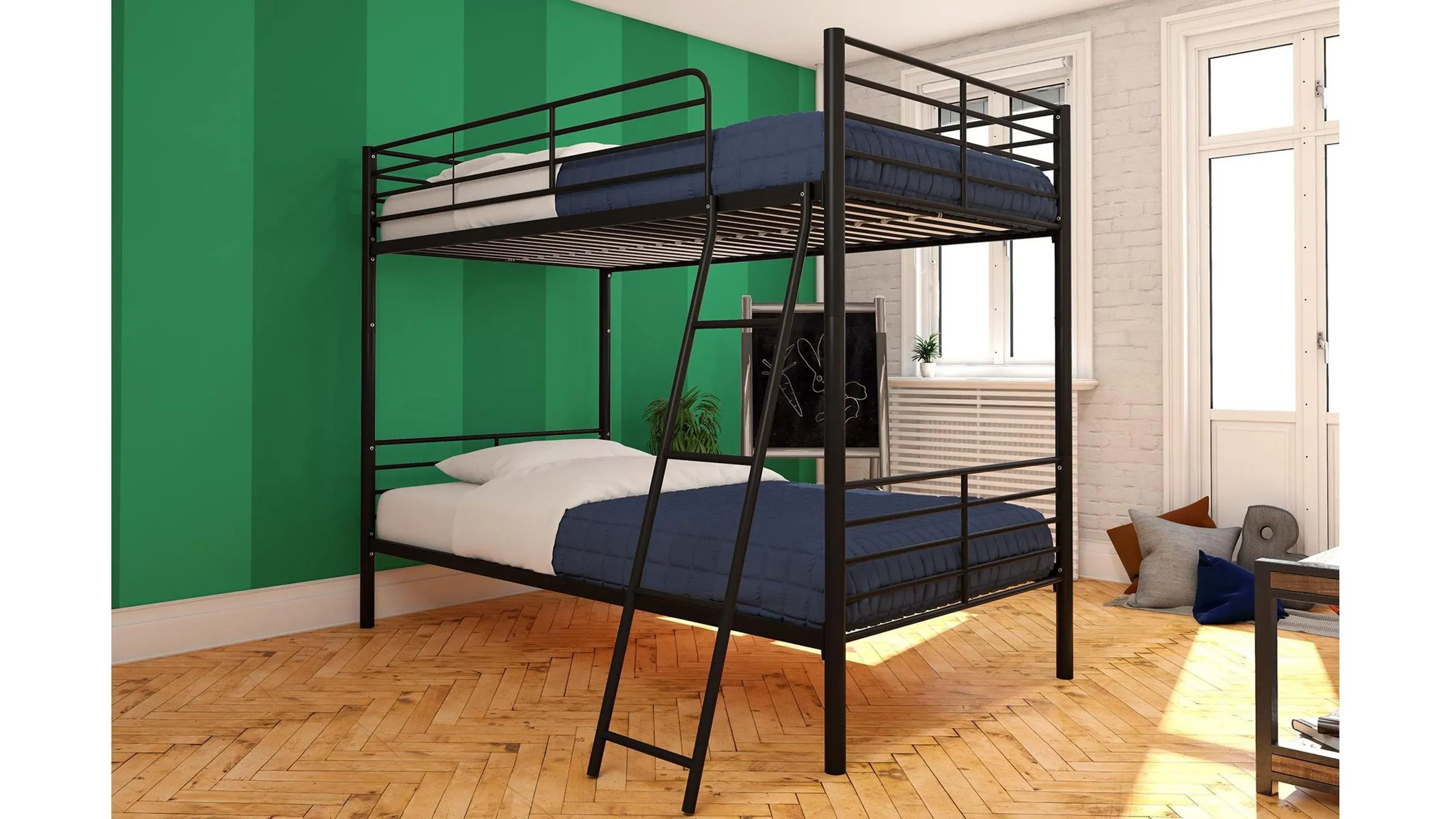 Stratus Convertible Twin Over Twin Bunk Bed Raymour And Flanigan