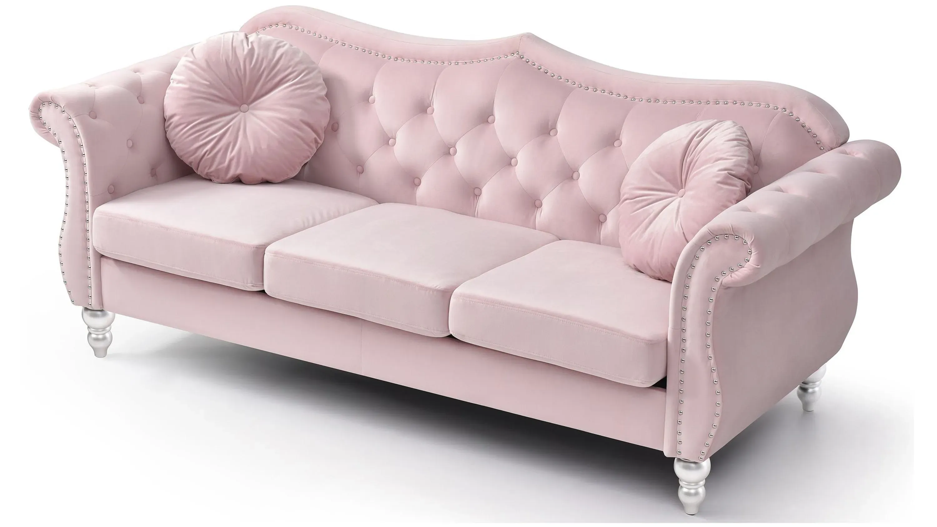 Glory Furniture Hollywood Pink Sofa