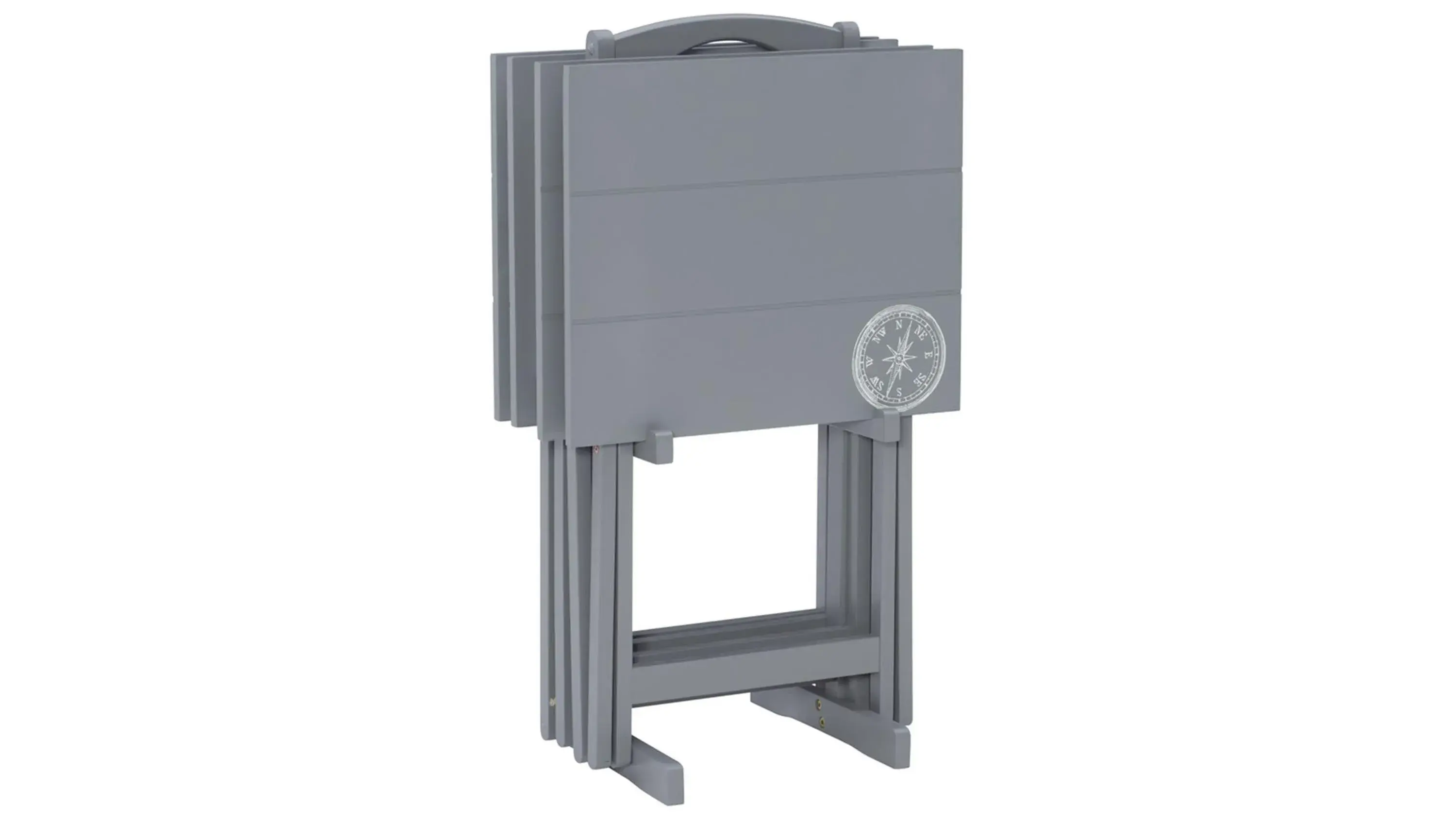 Compass Tray Table Set | Raymour & Flanigan