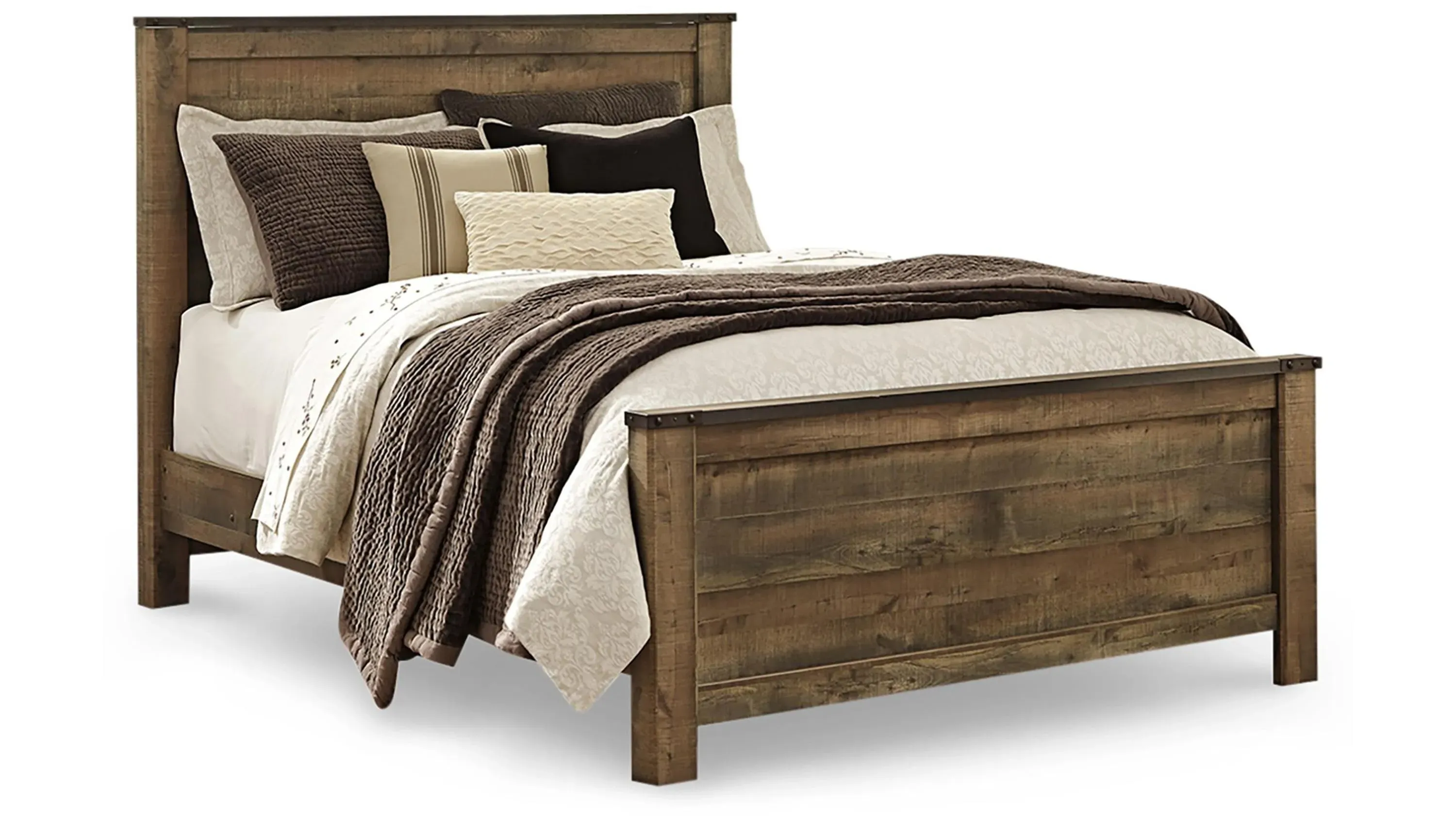 See deals & similar results for Rustic Trinell Queen Panel Bed with ...