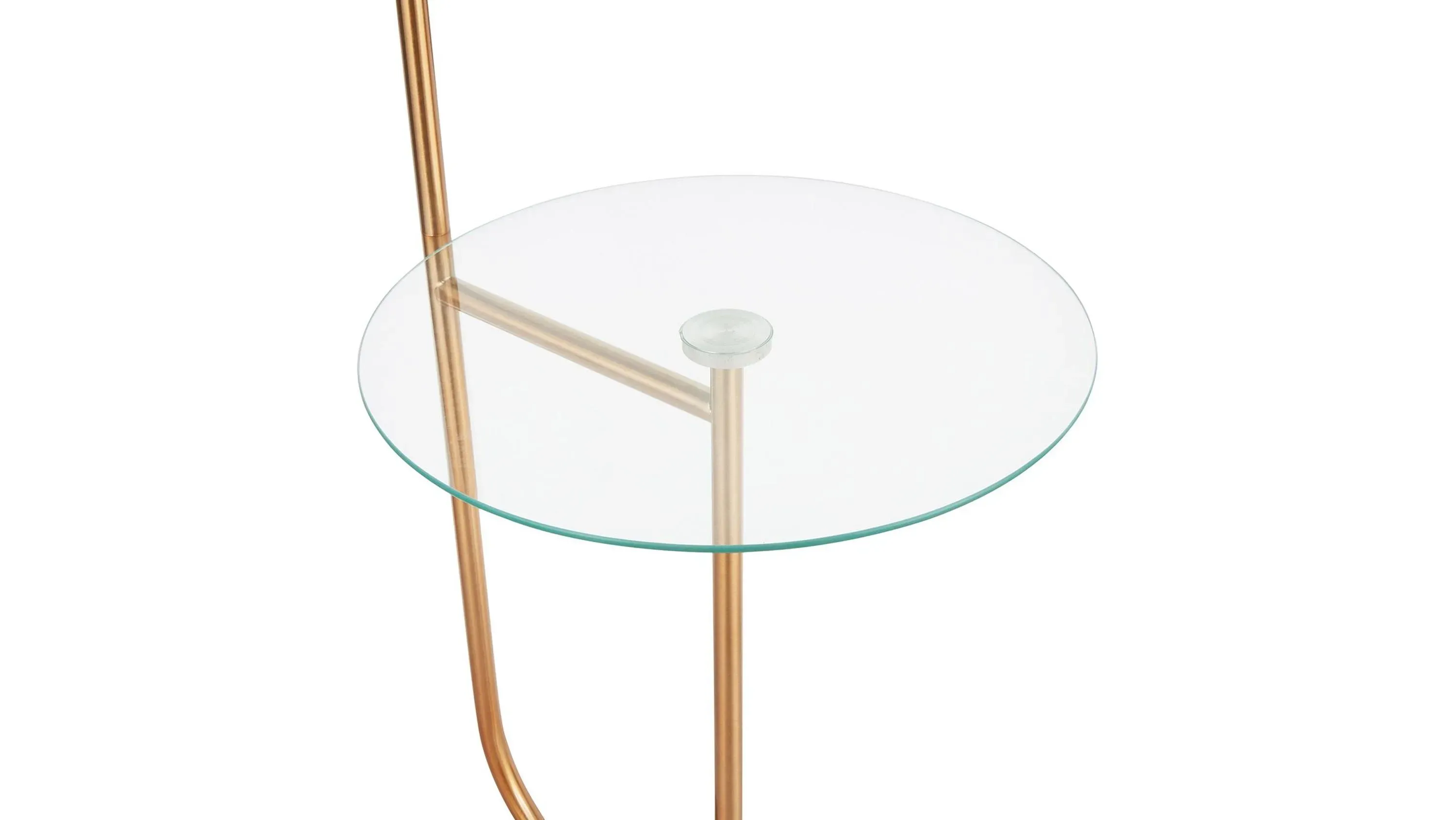Trombone Floor Lamp with Table | Raymour & Flanigan | Raymour & Flanigan
