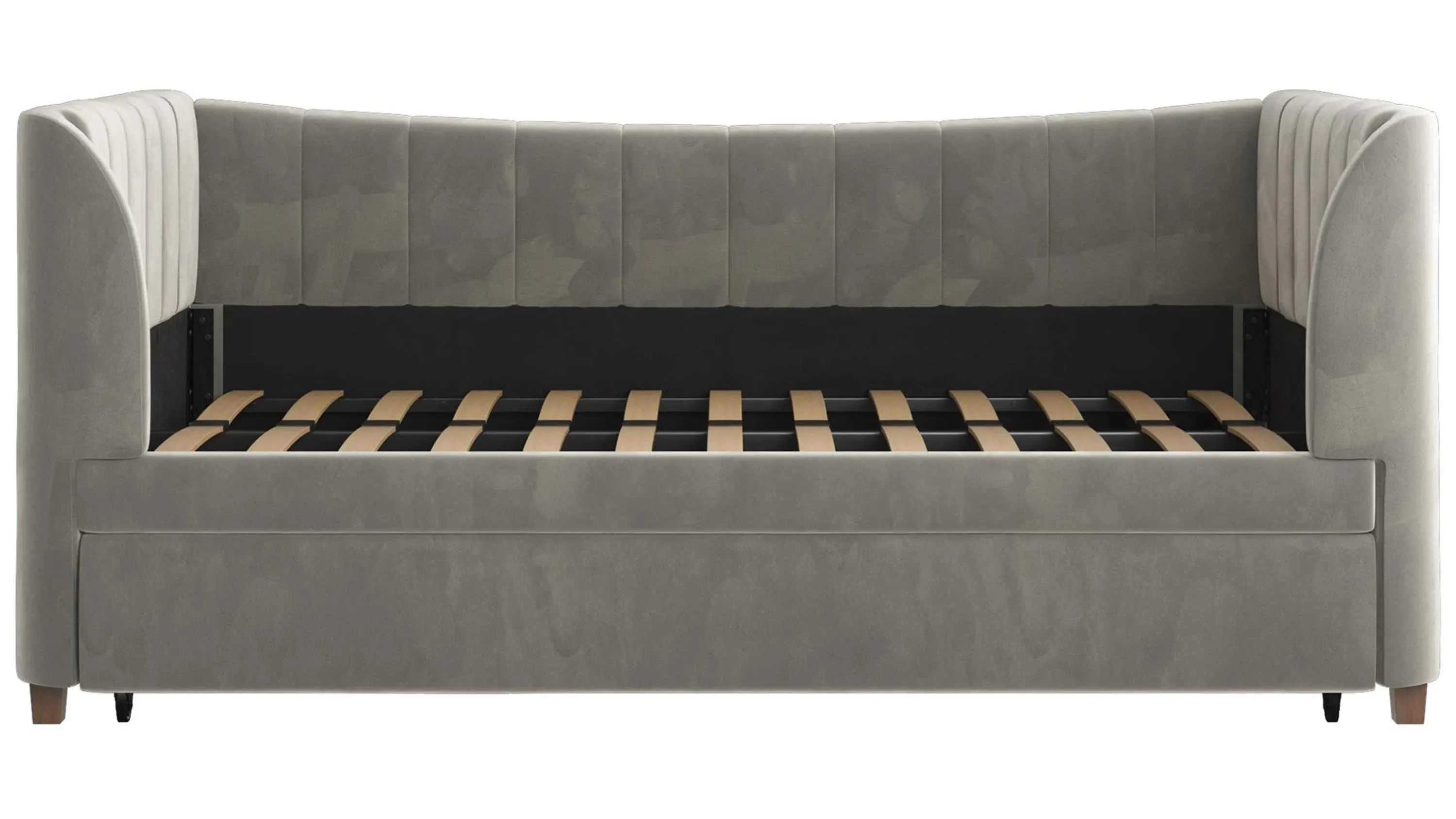 Little Seeds Valentina Upholstered Daybed with Trundle | Raymour & Flanigan