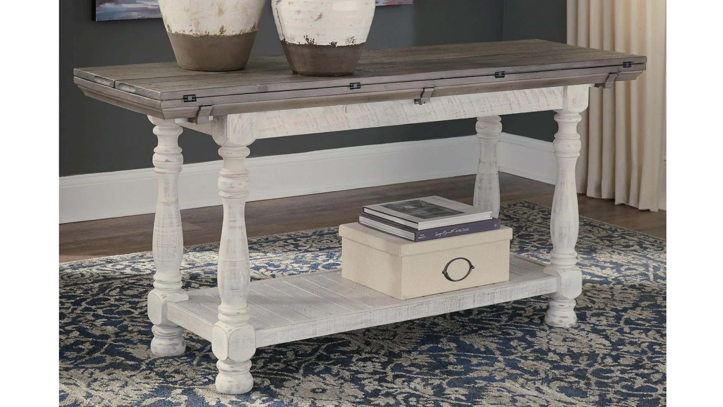 Havalance Casual Flip Top Sofa Table | Raymour & Flanigan | Raymour ...