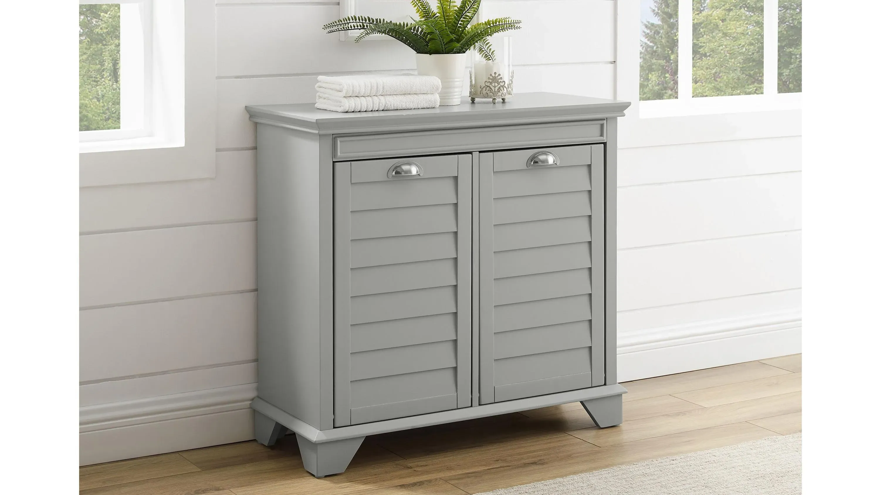 Lydia Linen Hamper | Raymour & Flanigan