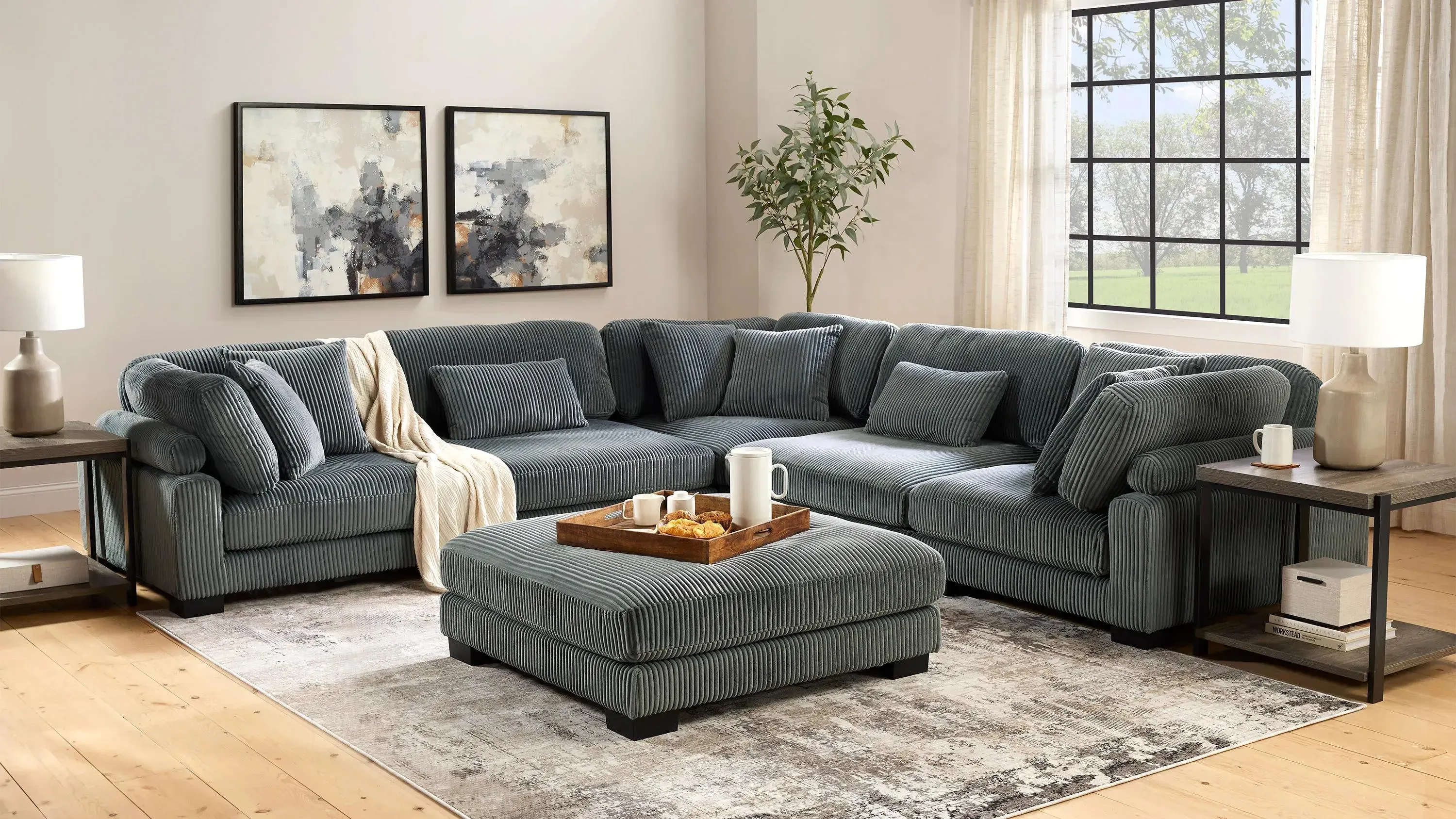 pulaski corner sofa