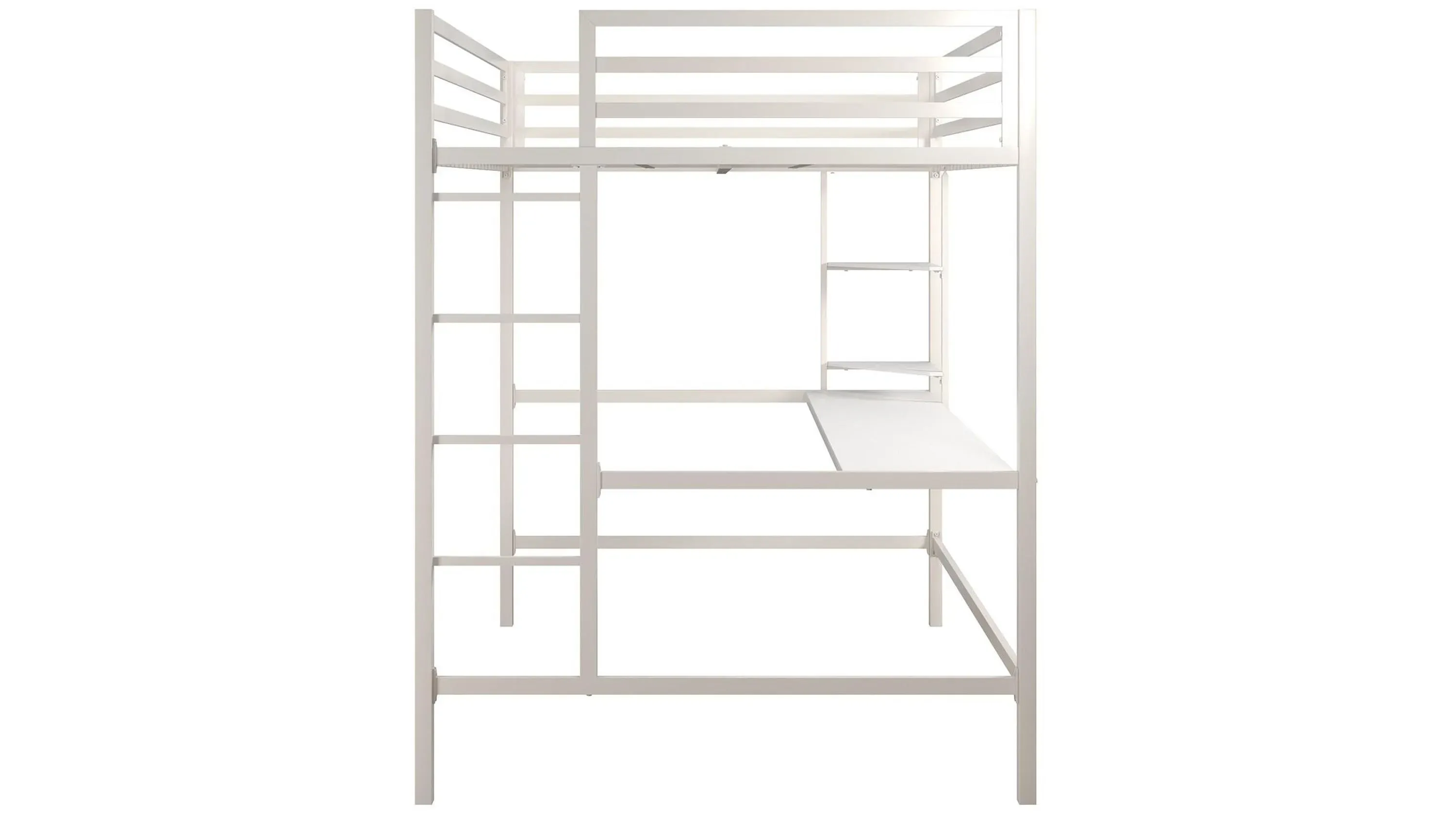 Novogratz Maxwell Loft Bed with Desk Shelves Raymour Flanigan