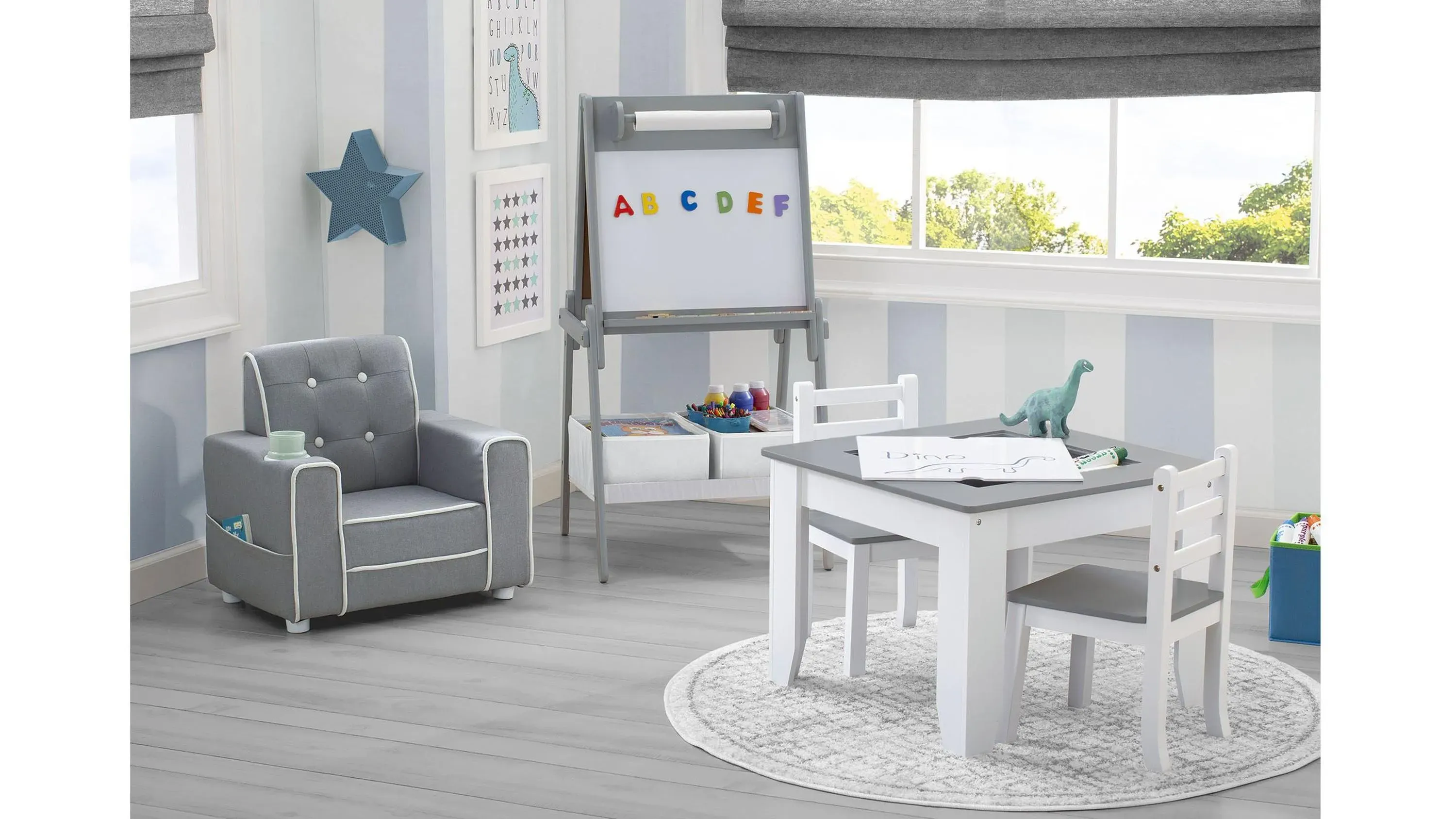 Chelsea Table and Chair Set with Storage by Delta Children | Raymour ...