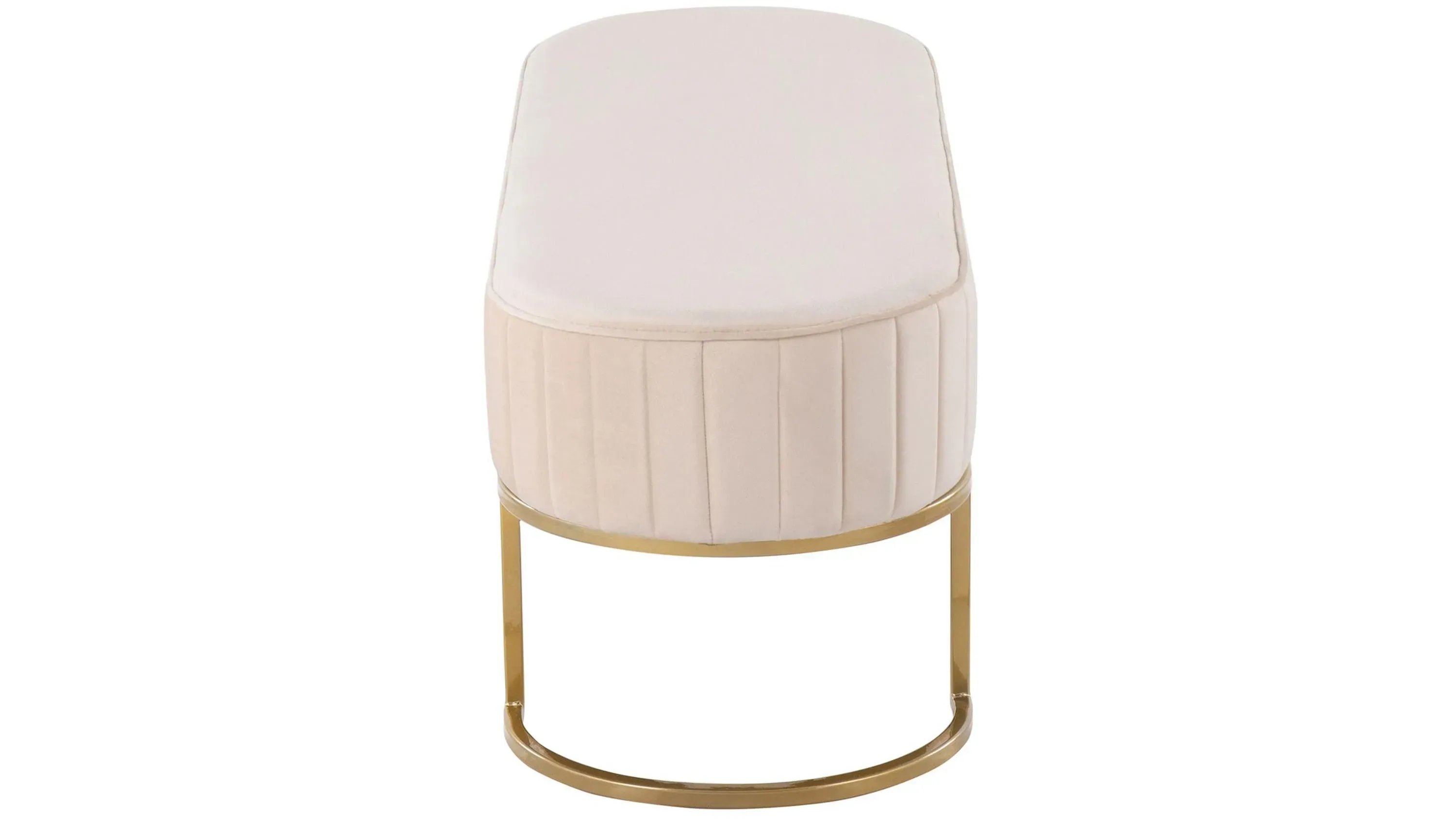 Demi Pleated Bench | Raymour & Flanigan