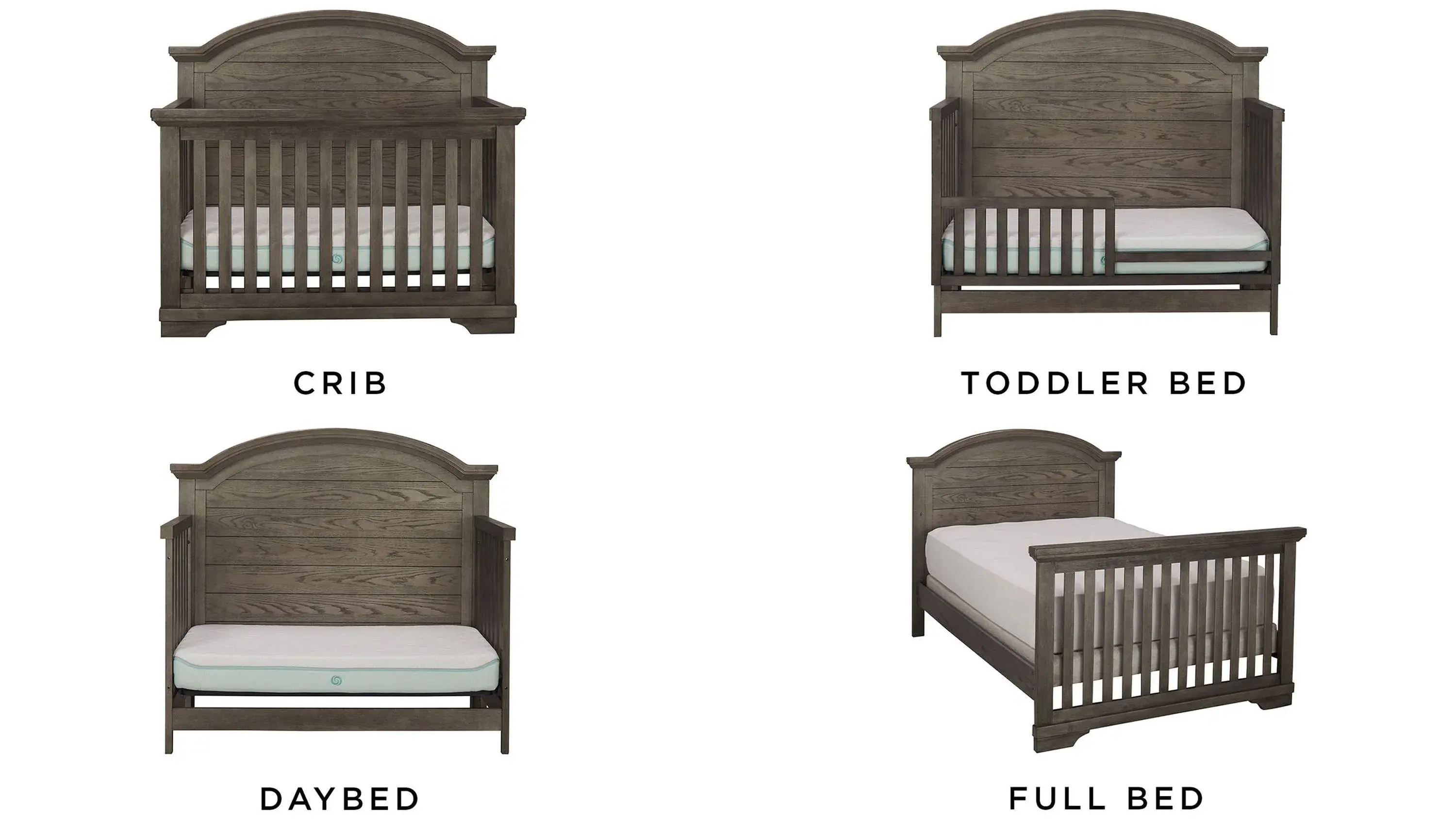 Carter Convertible Crib with Conversion Rails | Raymour & Flanigan