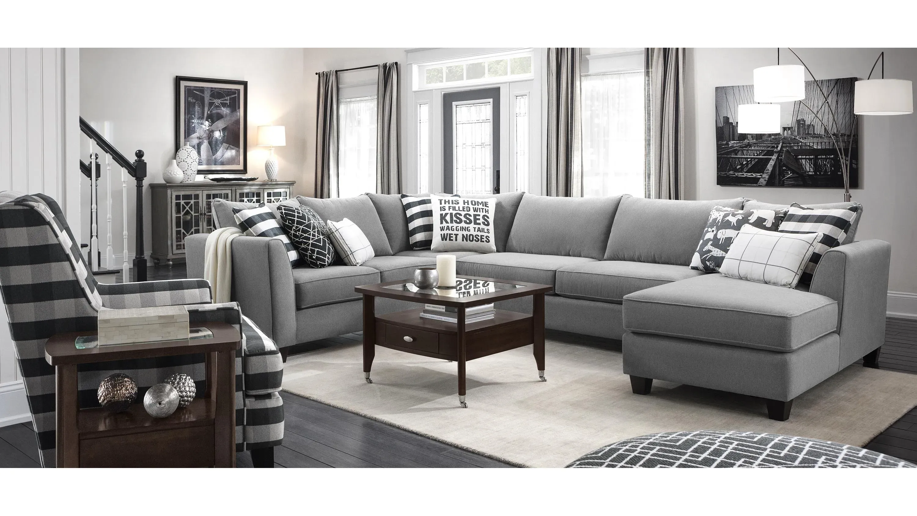 sectional sofa gray