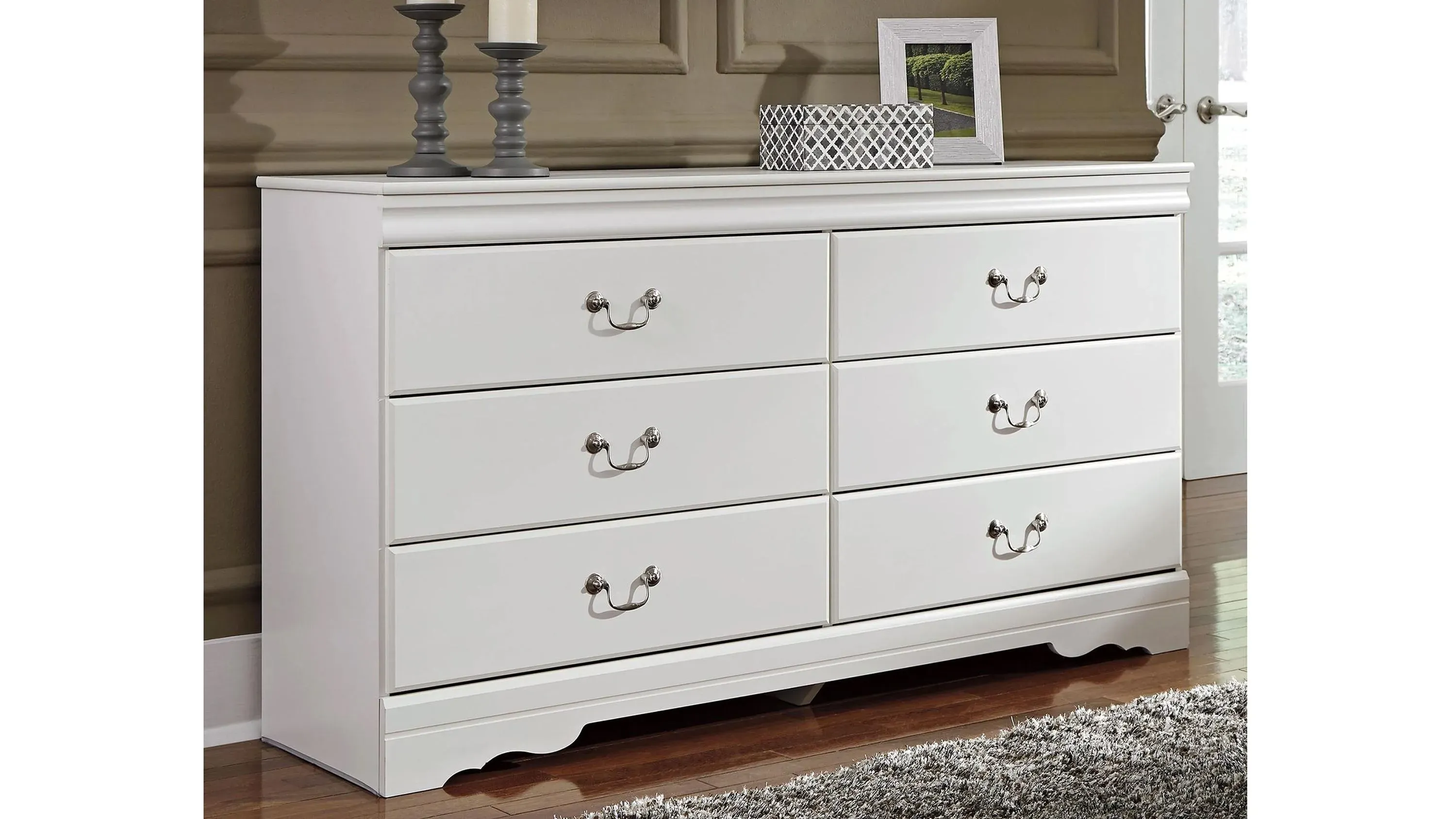 Ashley anarasia dresser white store