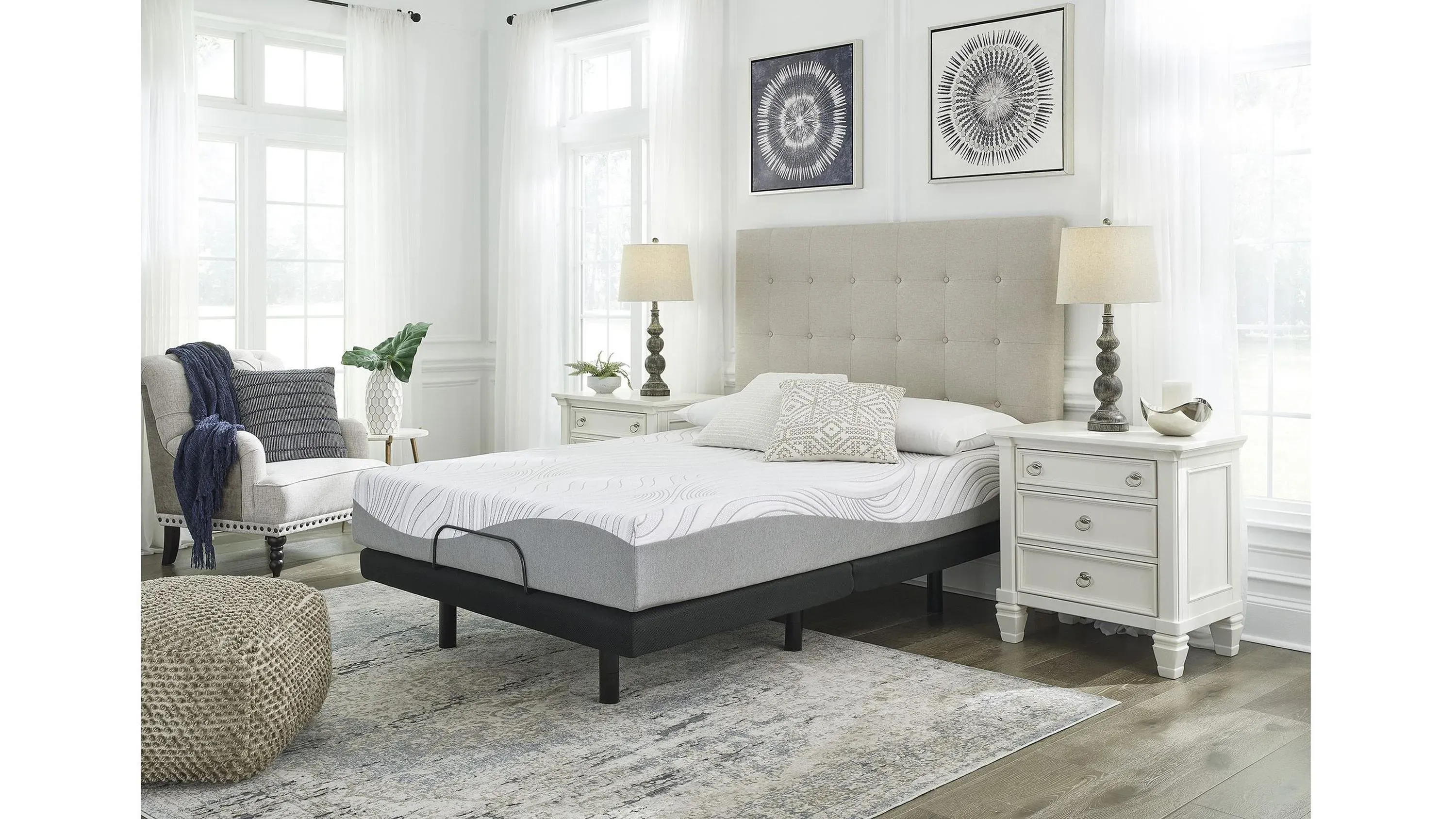 ashley adjustable bed frame