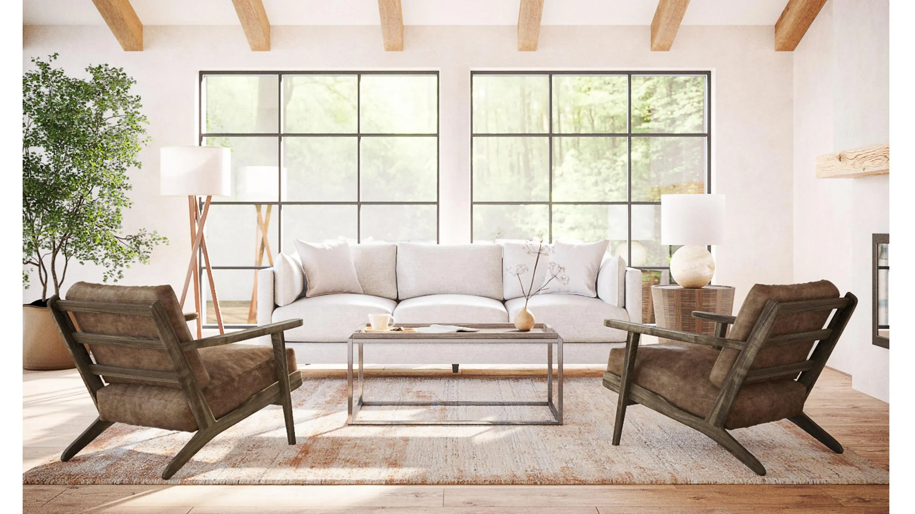 rustic textures 3 rug