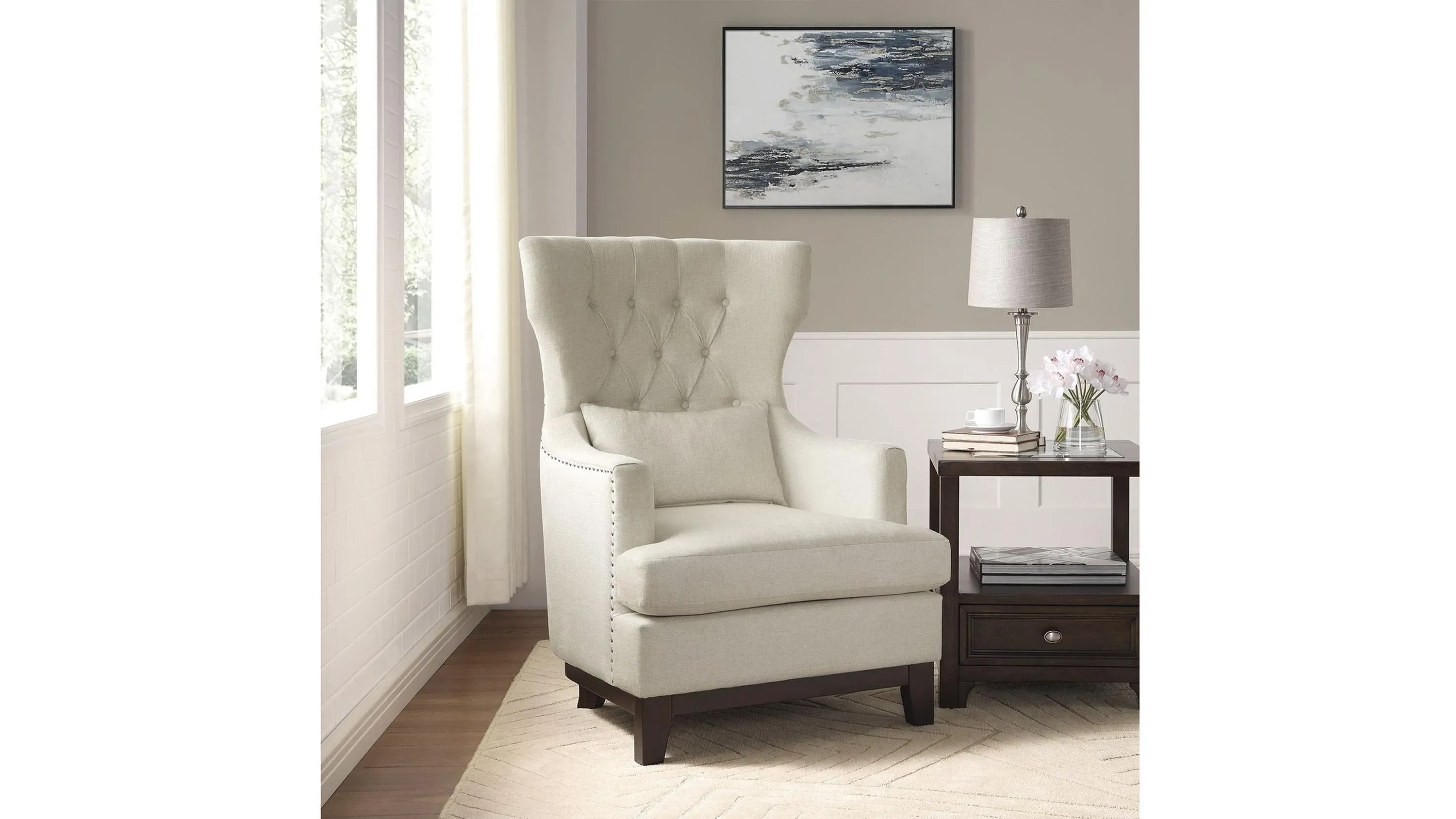 Charisma Wingback Chair | Raymour & Flanigan