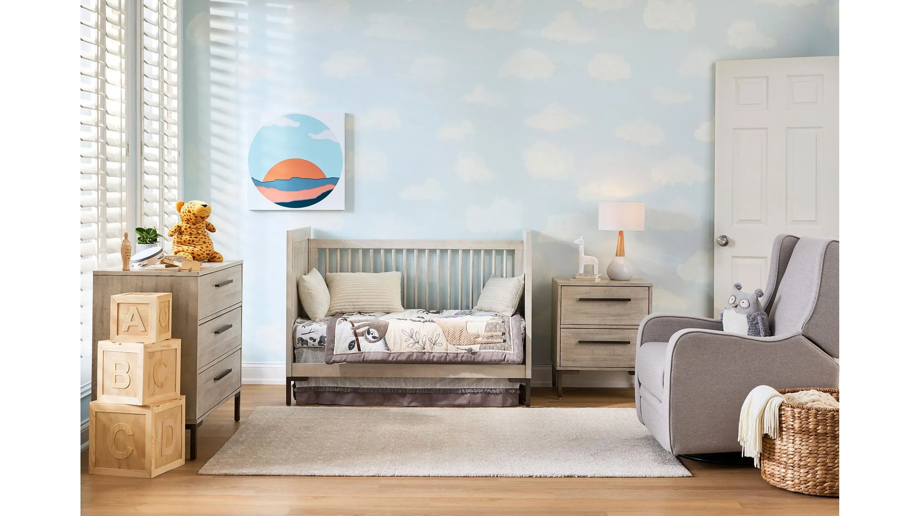 Greyson Convertible Crib with Toddler Rail | Raymour & Flanigan