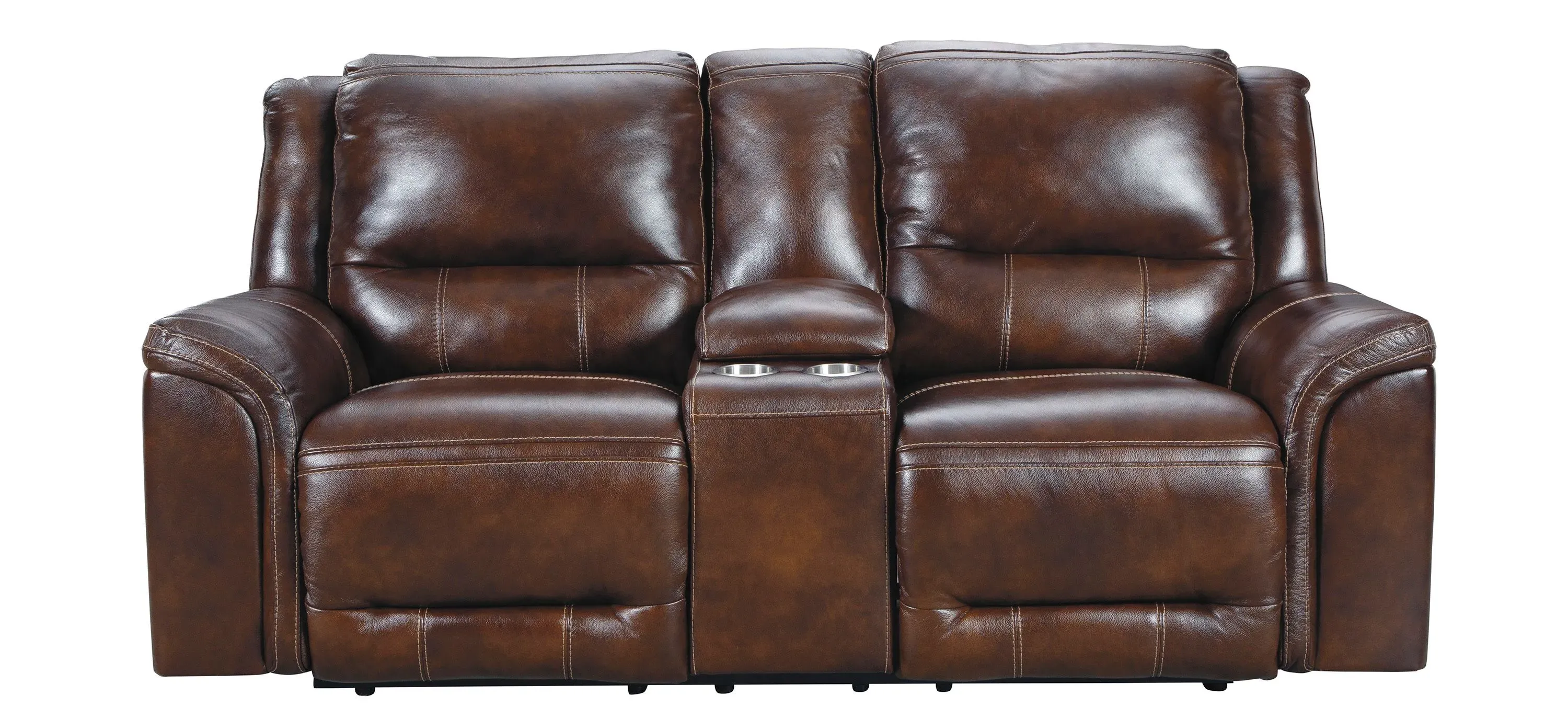 Lydia Power Reclining Loveseat w/Power Headrest | Raymour & Flanigan