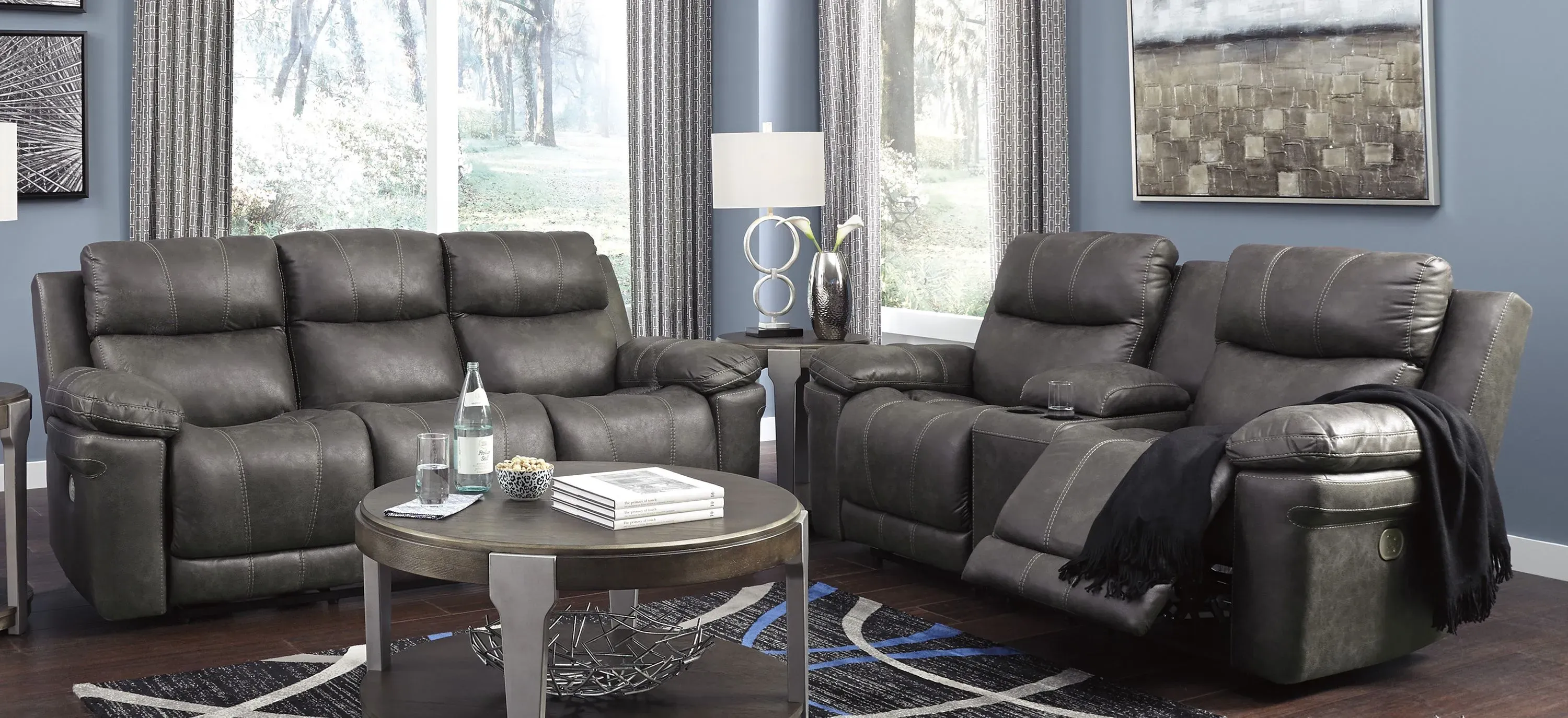 Erlangen power reclining sofa set store