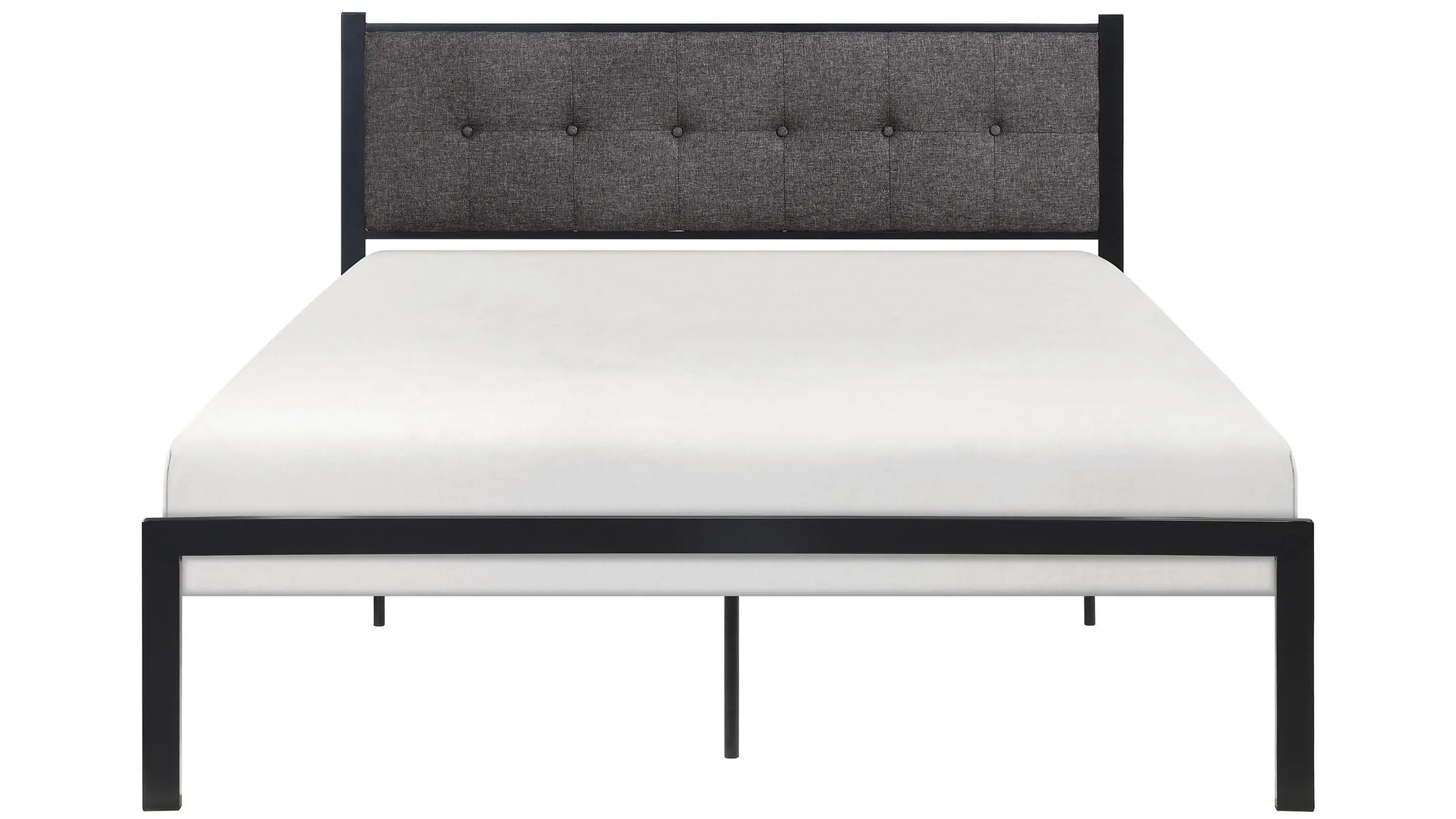 Faustina Queen Metal Platform Bed | Raymour & Flanigan
