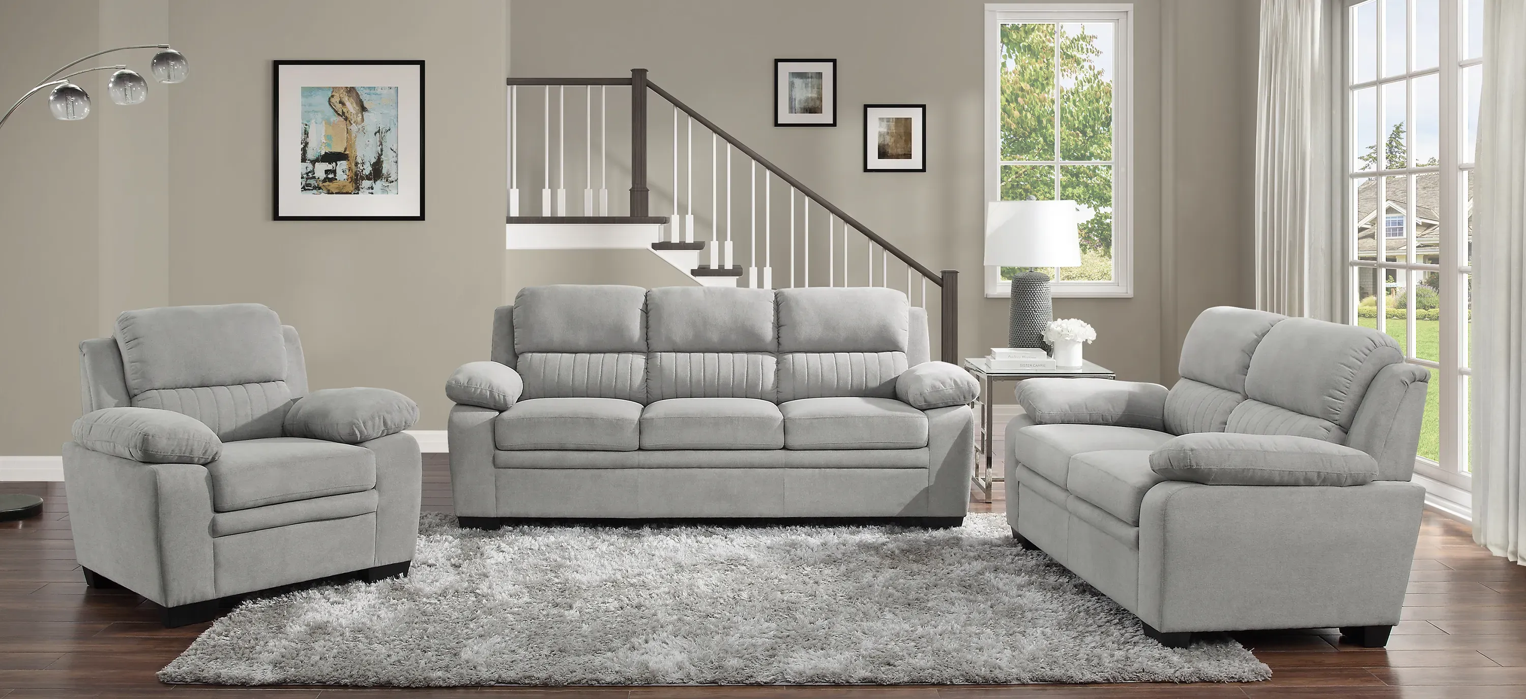 Homelegance Holleman Gray Sofa