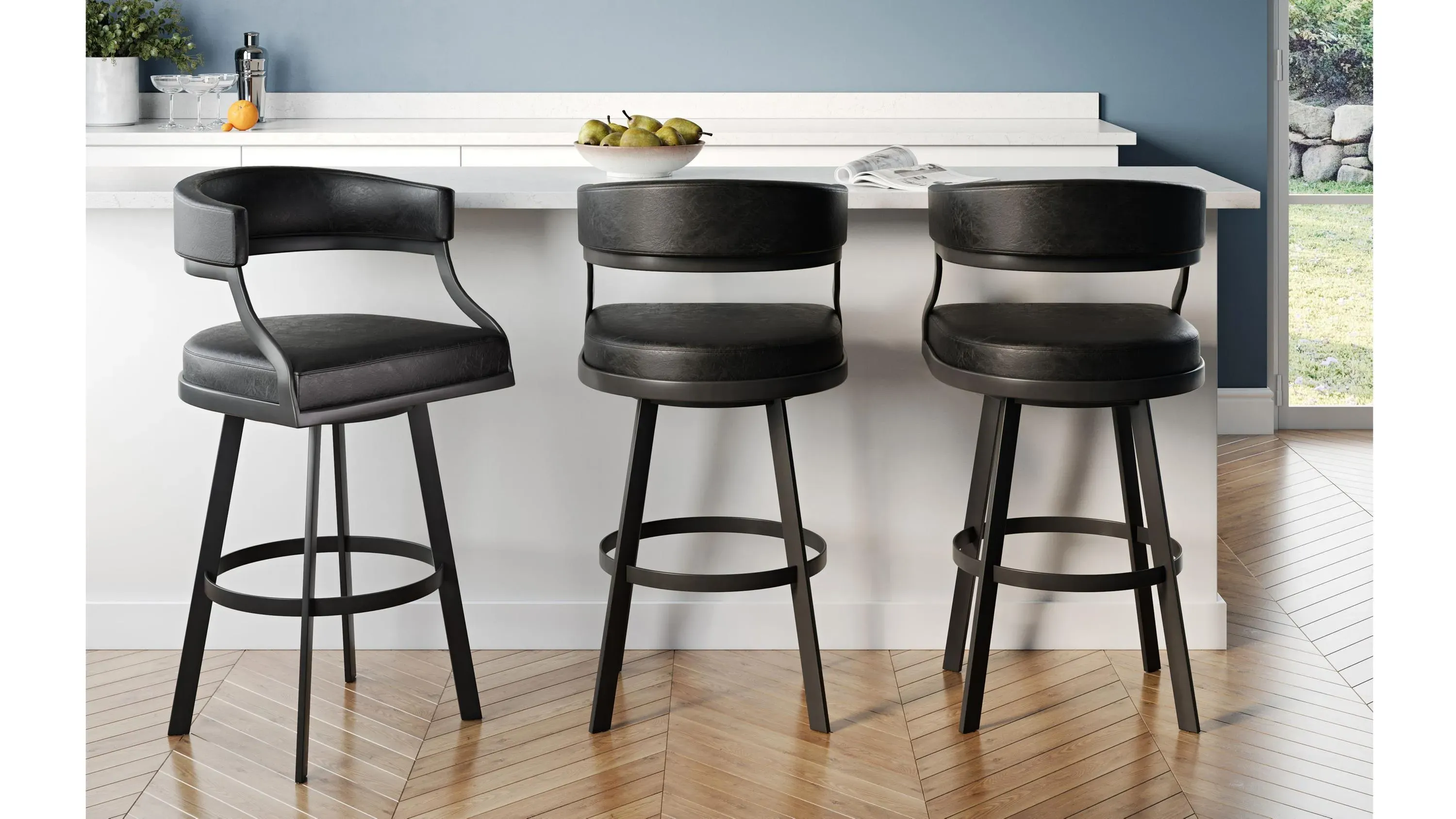Squire 30 Swivel Barstool Raymour Flanigan