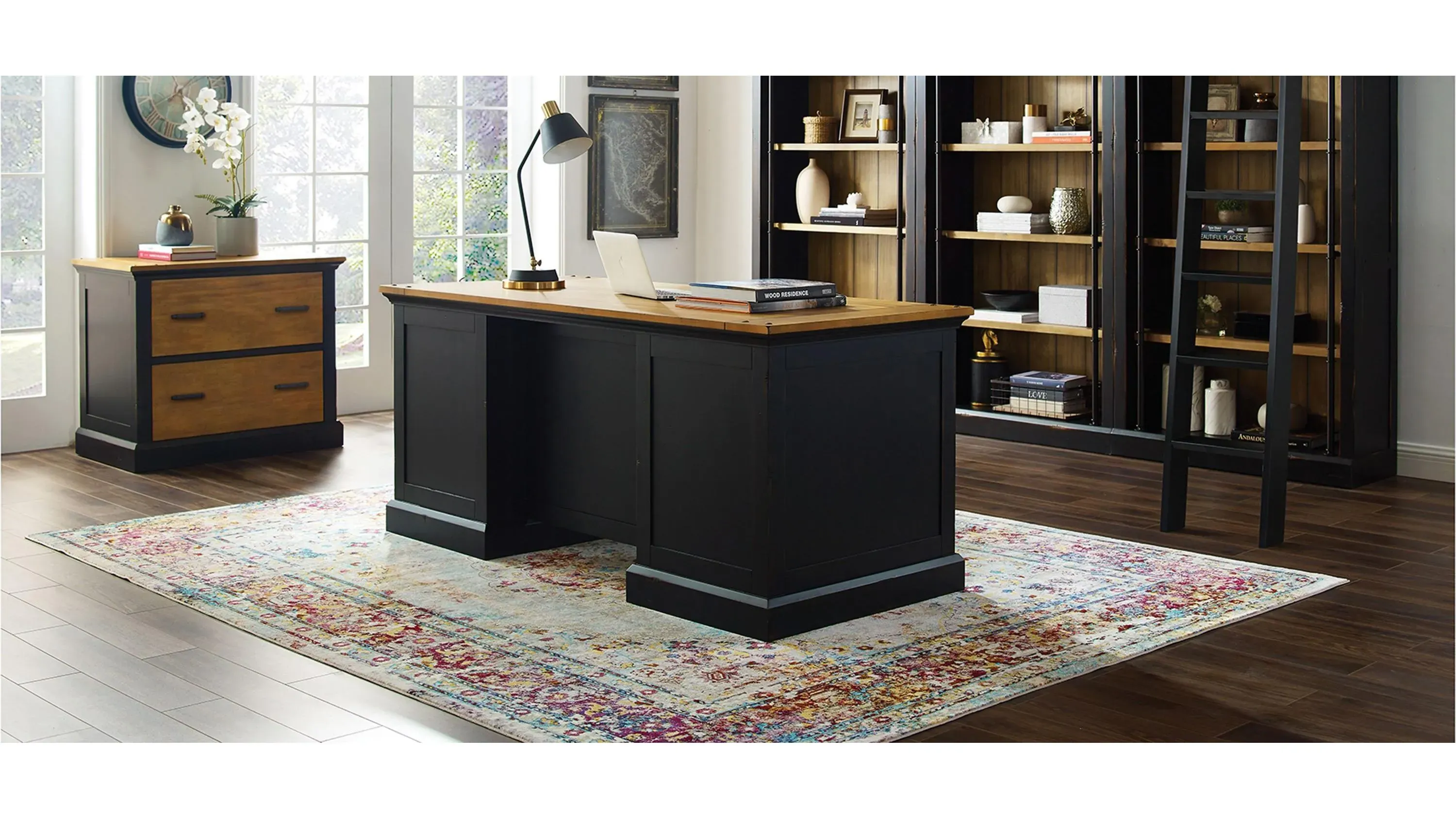 Toulouse double pedestal desk store