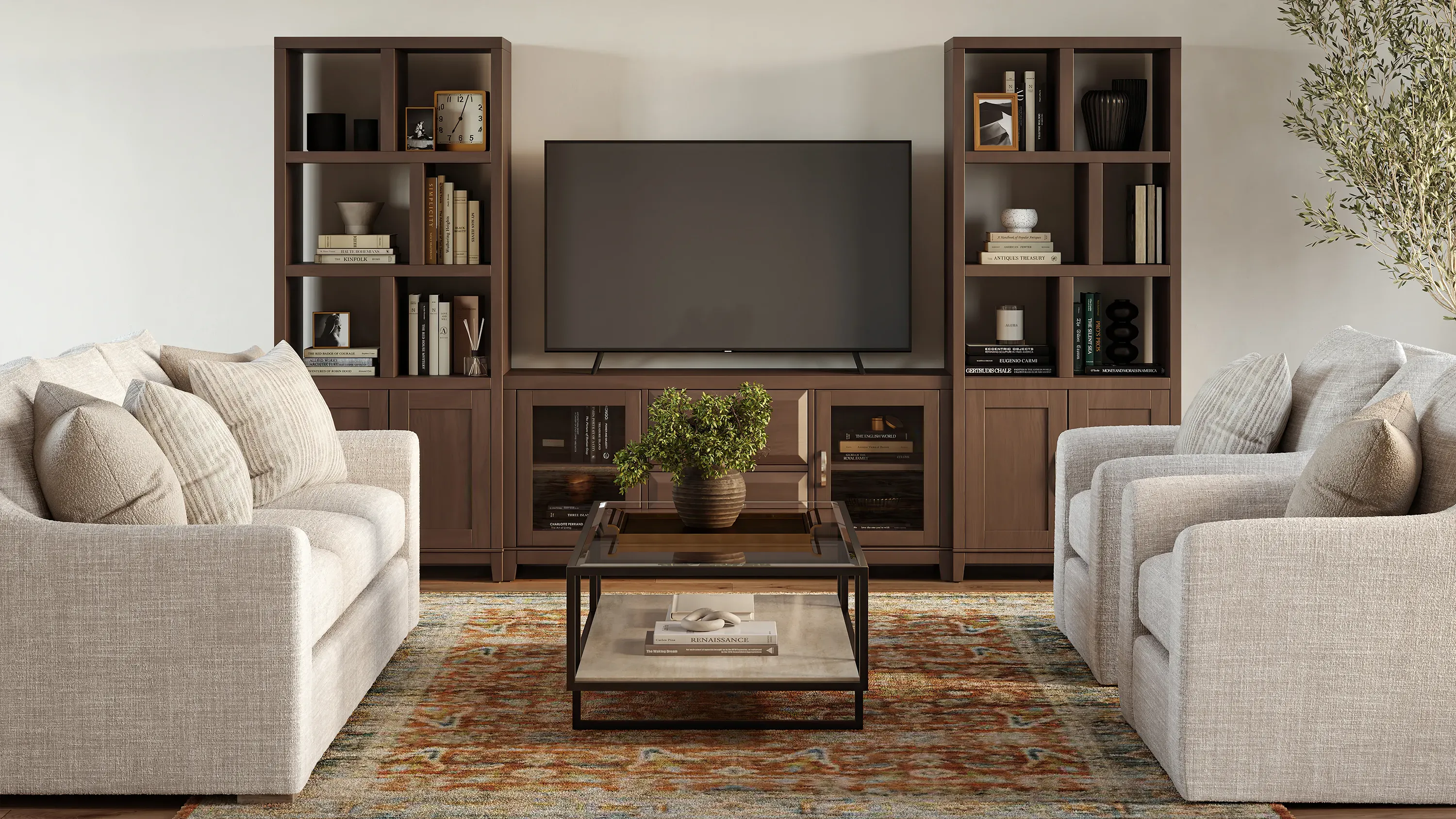 Granthom 3 pc. Wall Unit w 60 TV Console Raymour Flanigan