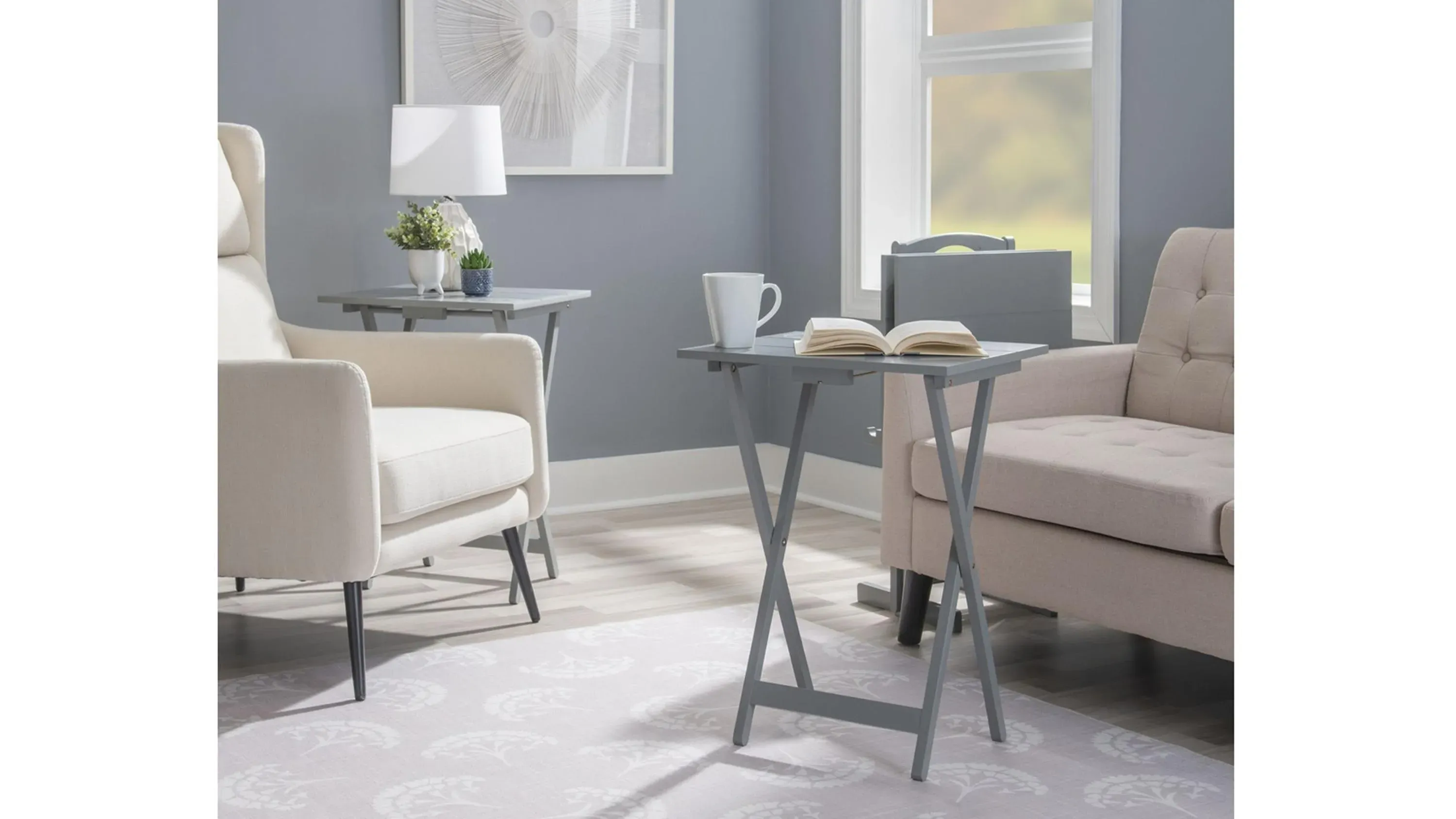 Compass Tray Table Set | Raymour & Flanigan