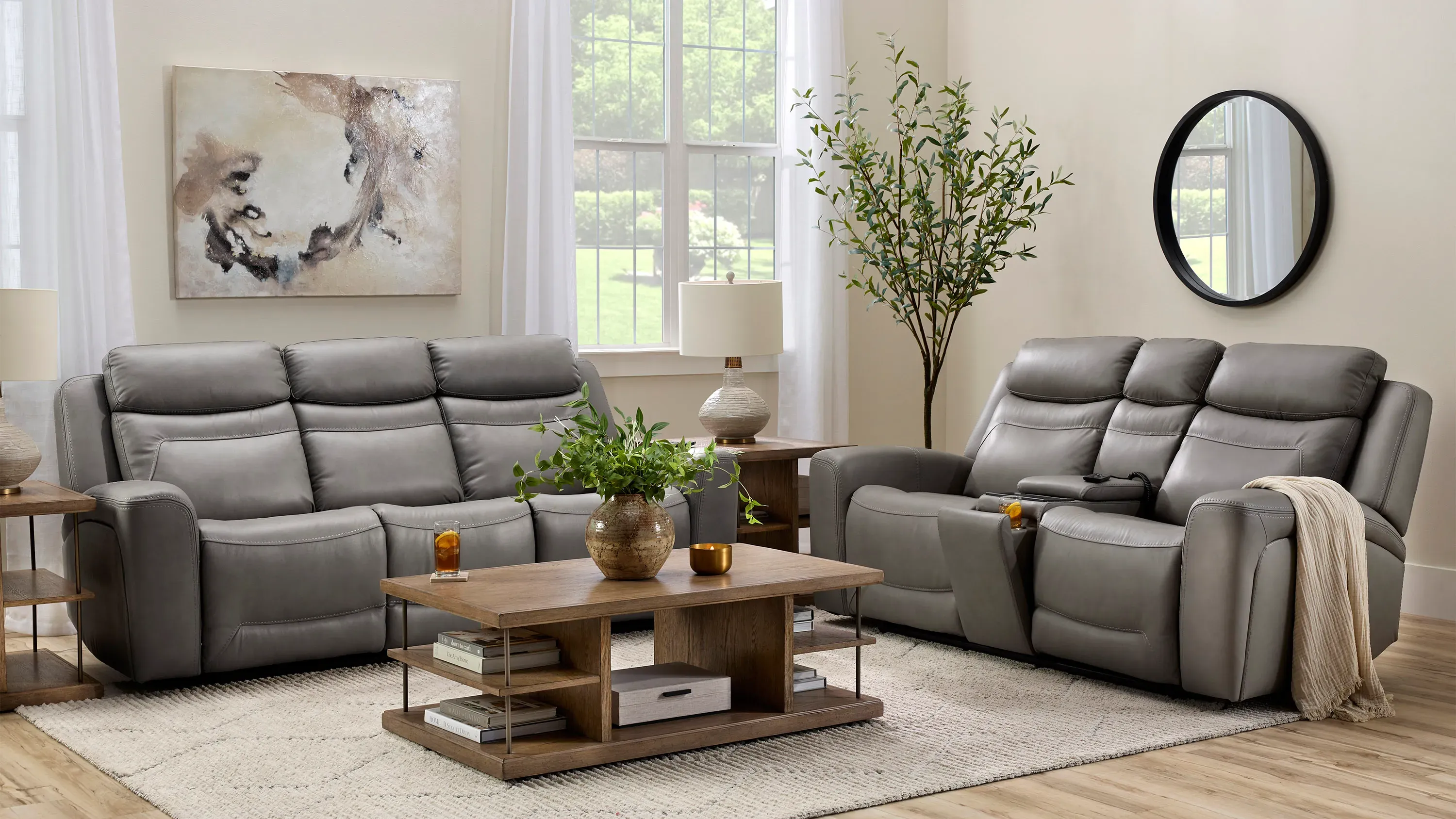 Morgenthal 2 pc. Power Sofa and Power Loveseat Raymour Flanigan