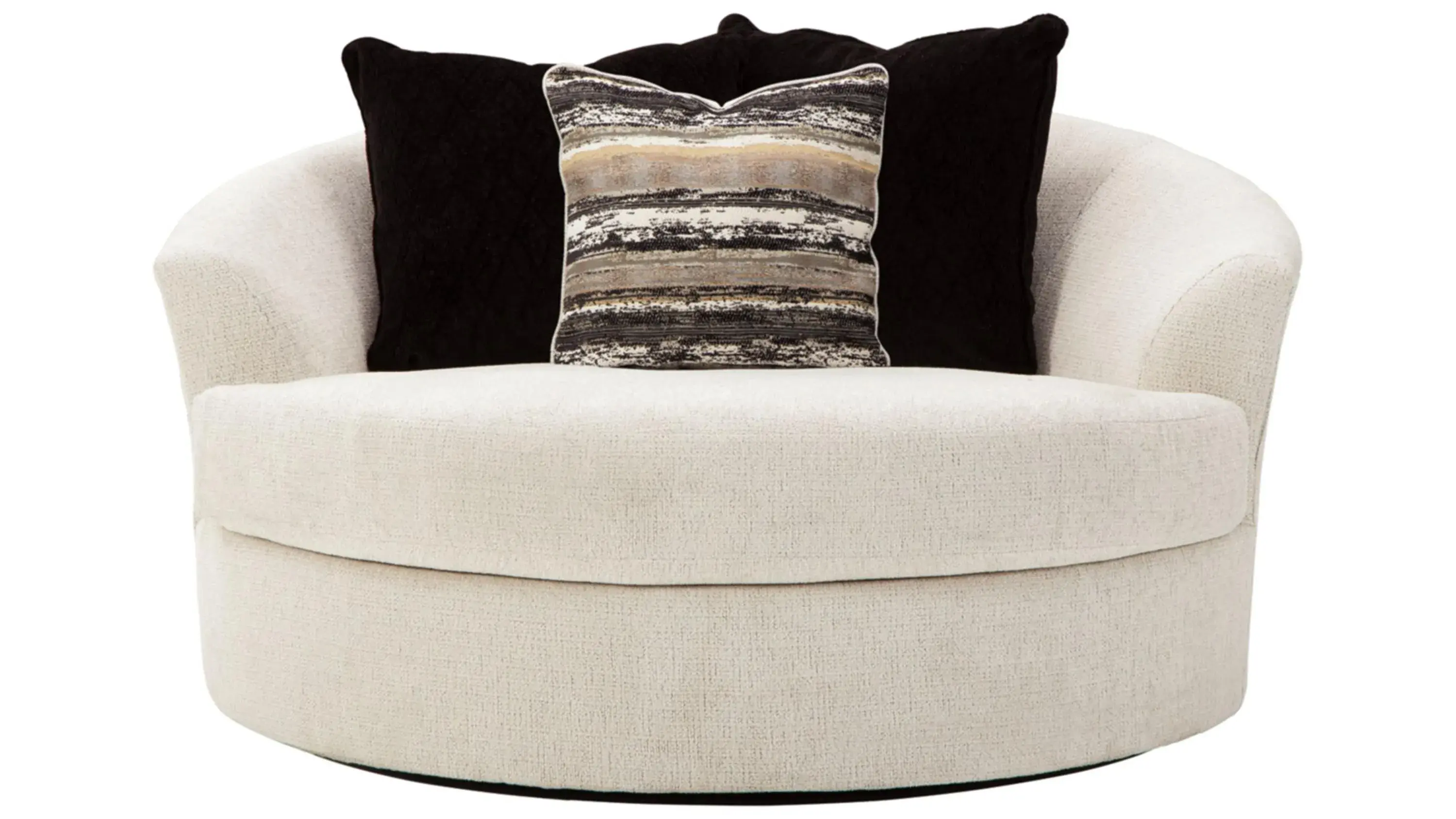 Cambri Oversized Swivel Chair | Raymour & Flanigan