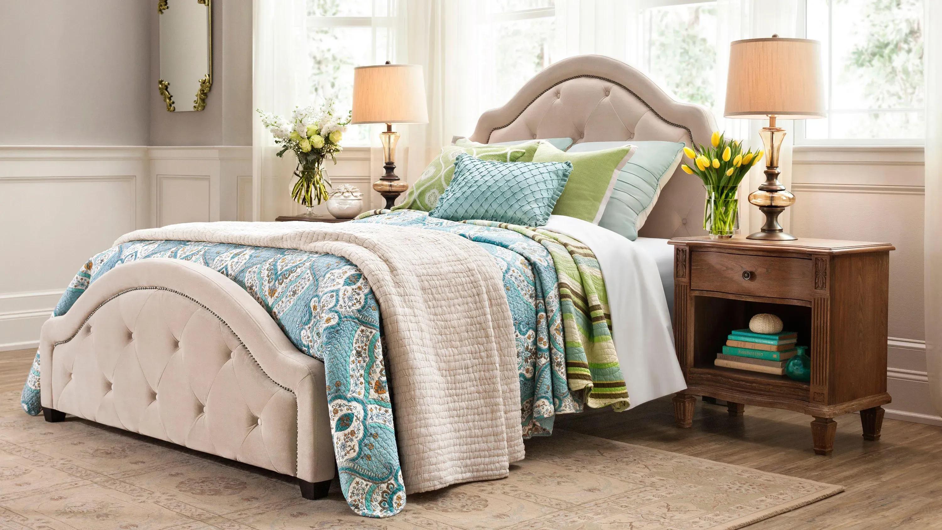 Raymour and flanigan wood headboards store