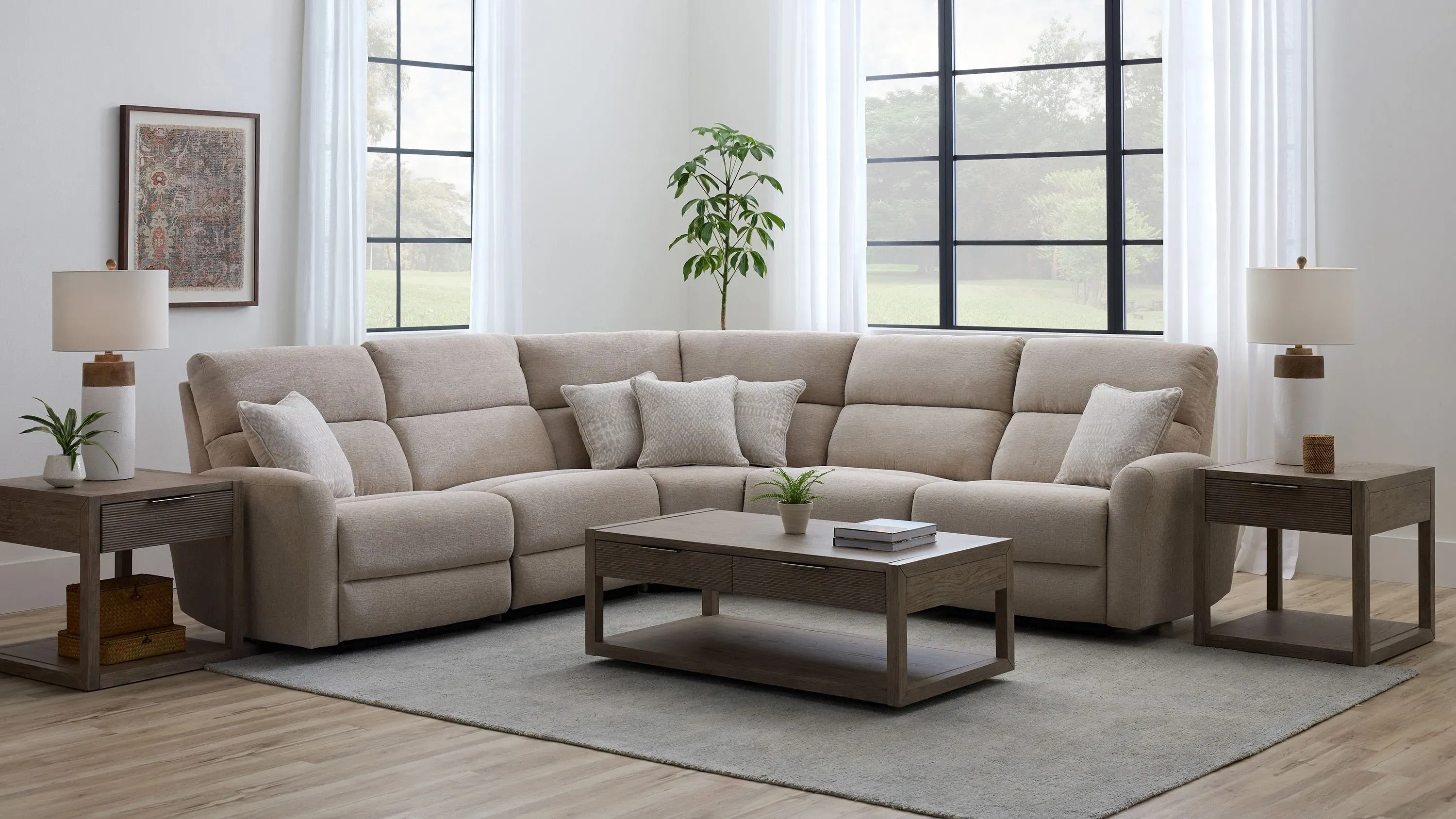 Fletcher reclining sectional store