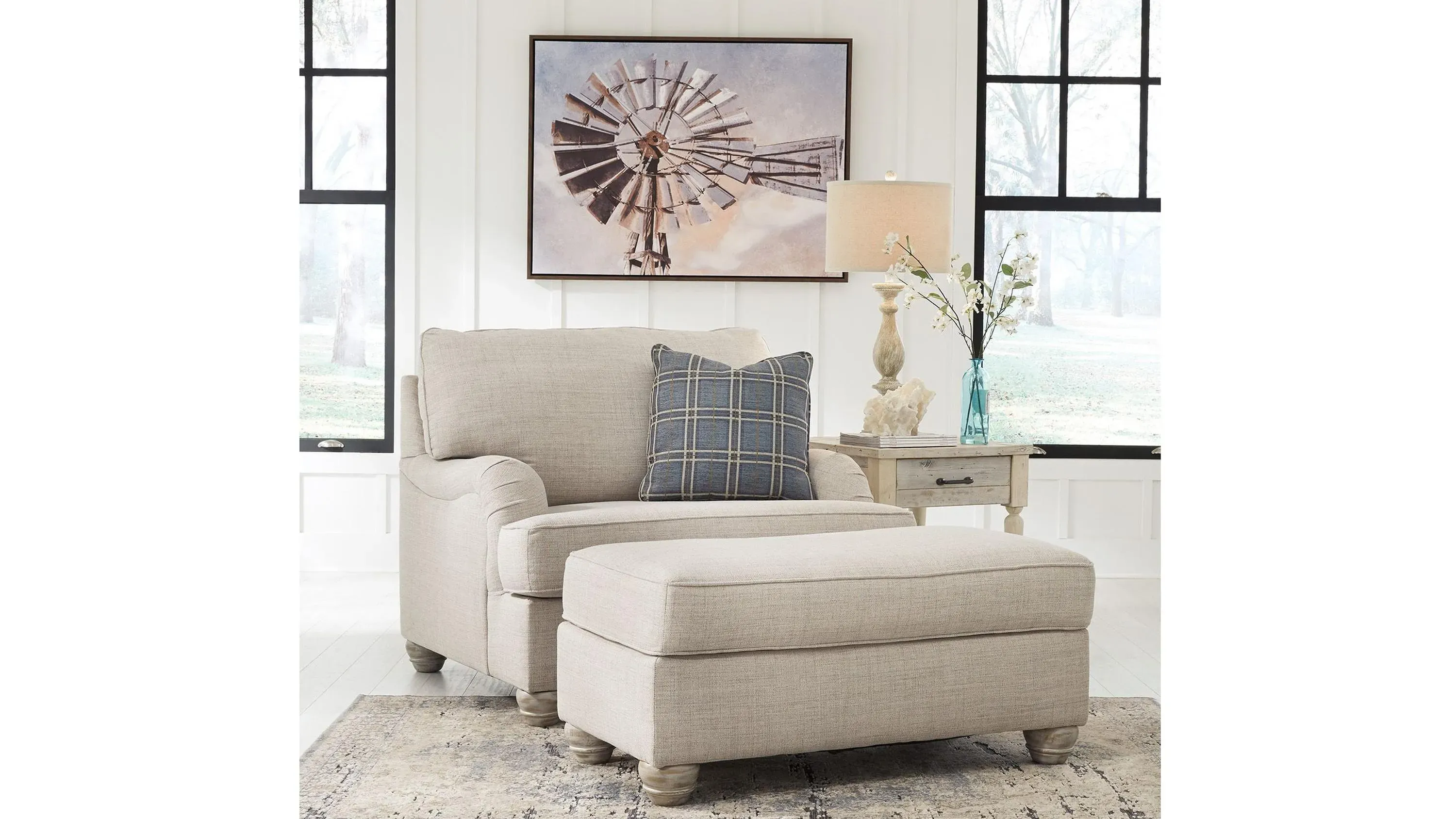 Trixie Chair Ottoman