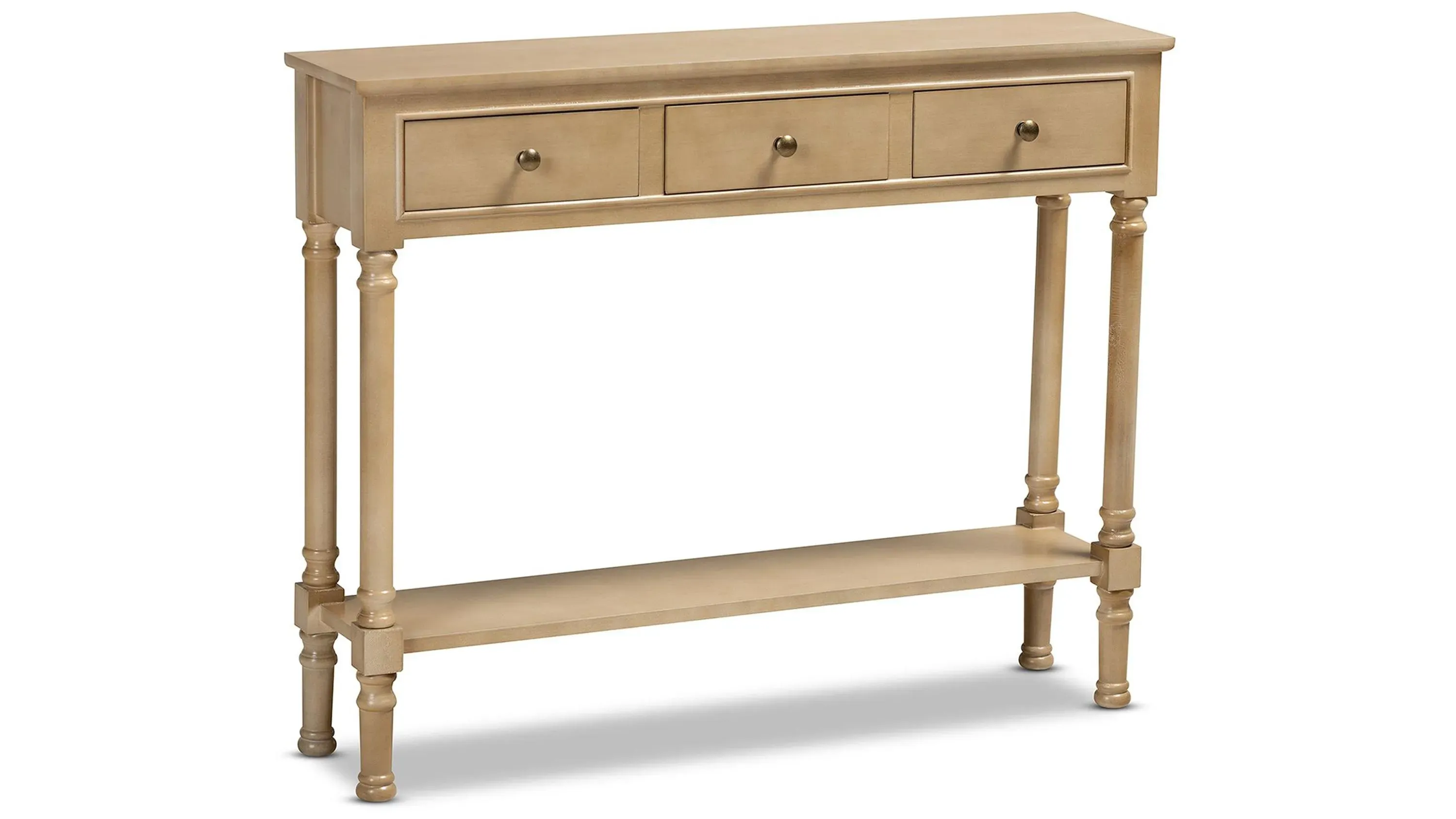 Calvin 3-Drawer Entryway Console Table | Raymour & Flanigan