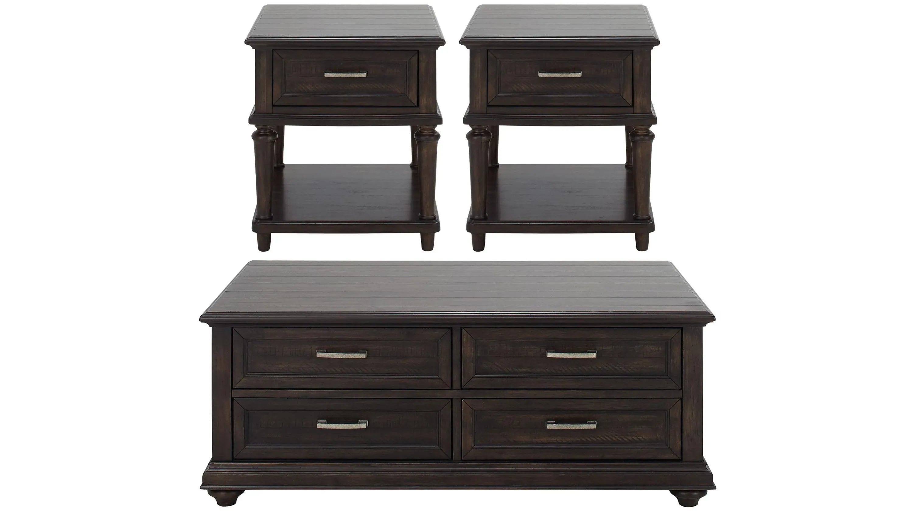 Larkin 3PC Occasional Table Set | Raymour & Flanigan