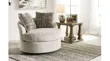 Soletren Swivel Accent Chair | Raymour & Flanigan