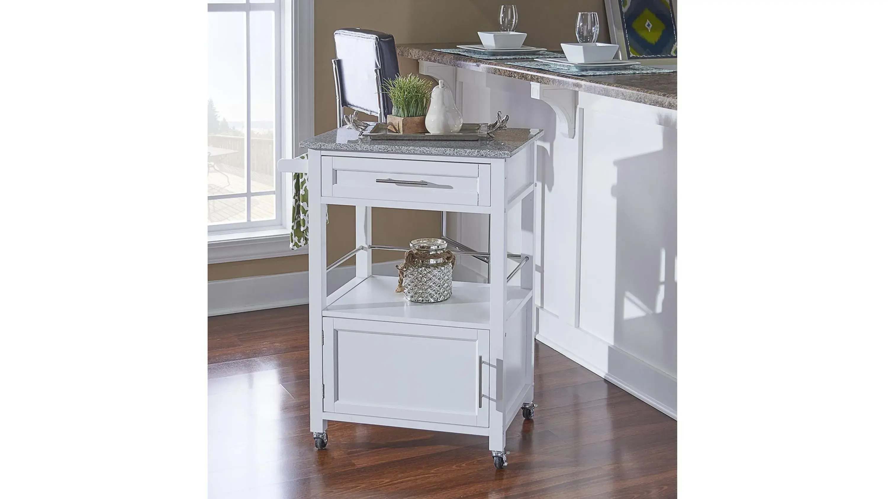 Malinta Kitchen Cart | Raymour & Flanigan