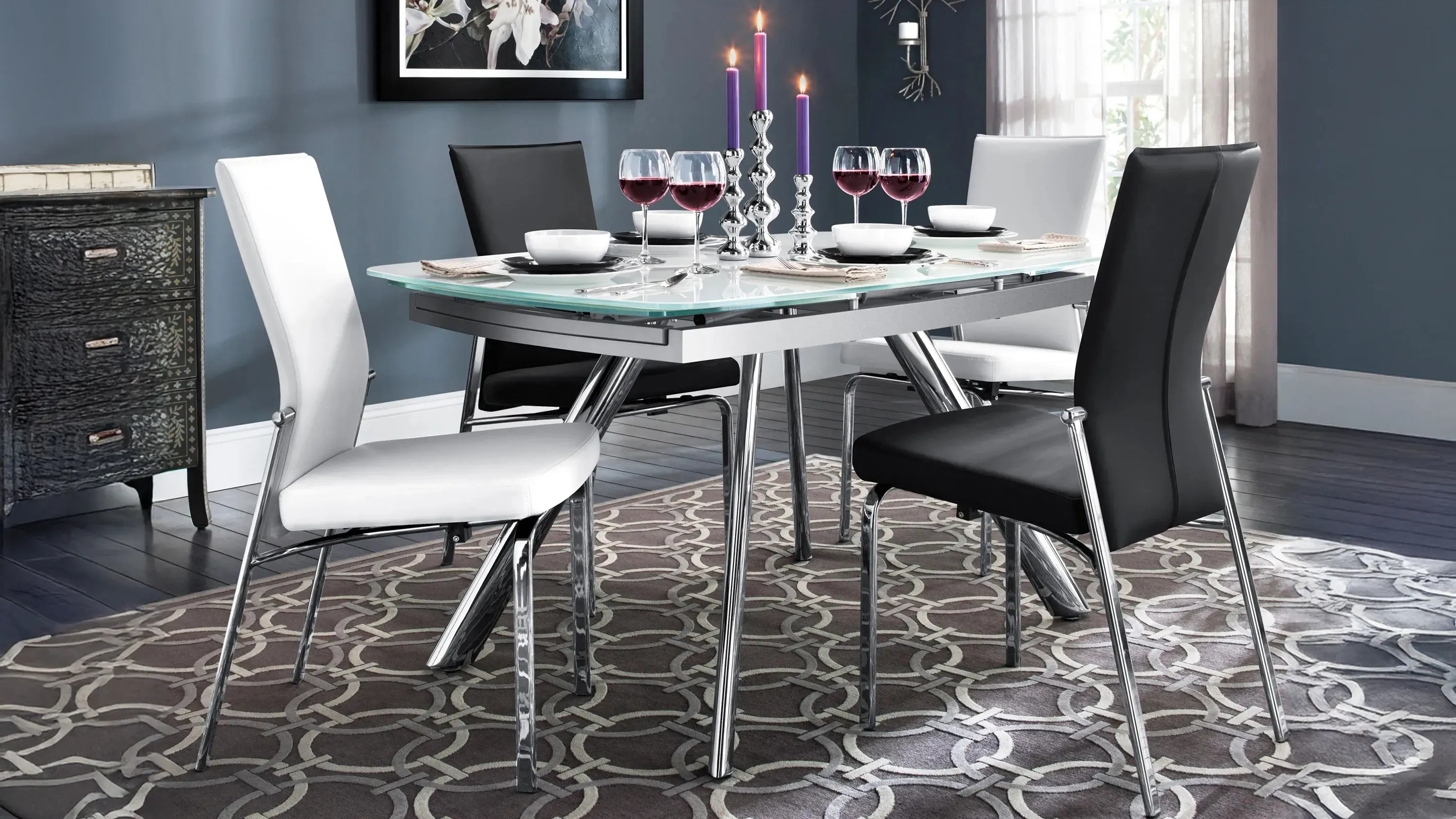 Paloma 5 pc. Glass Dining Set