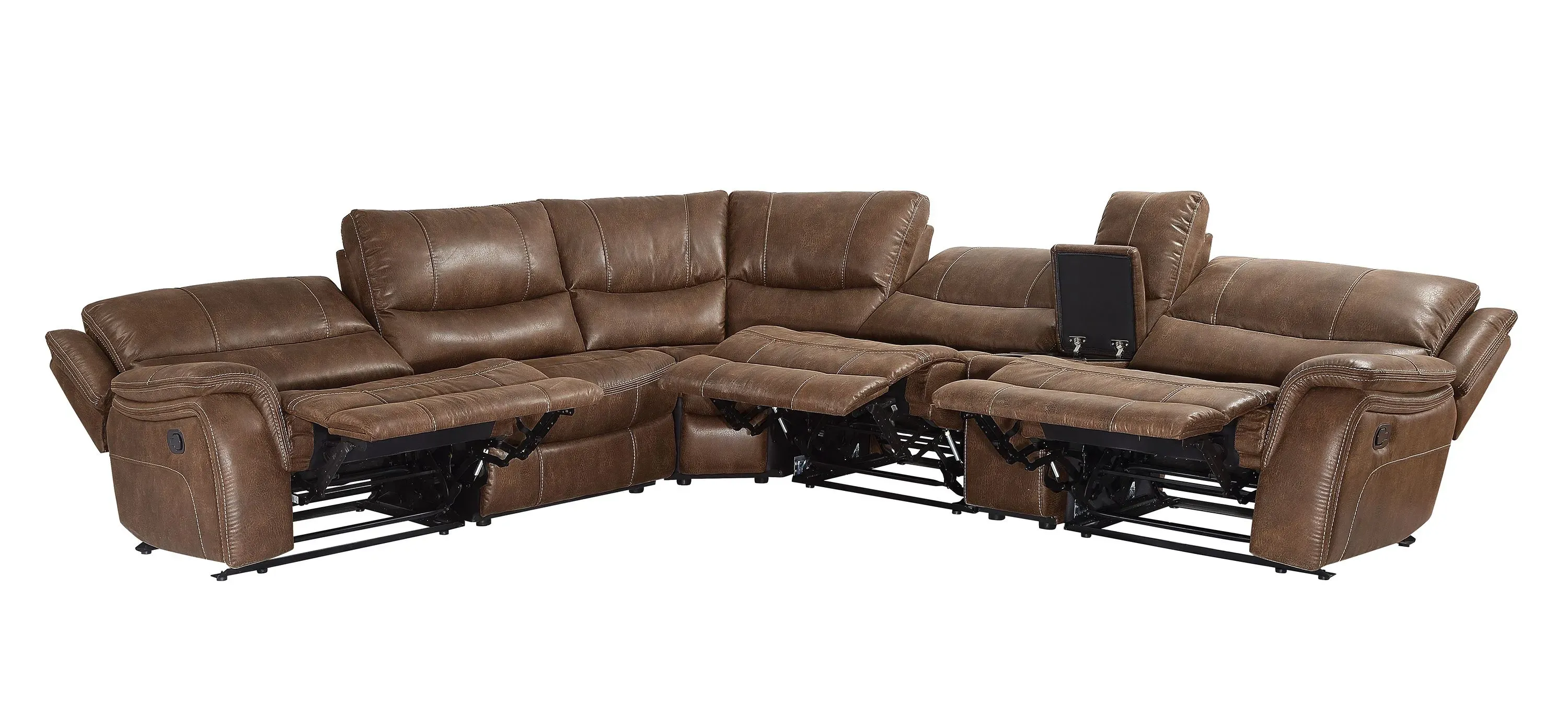Lehi 6 pc. Manual Reclining Sectional Sofa