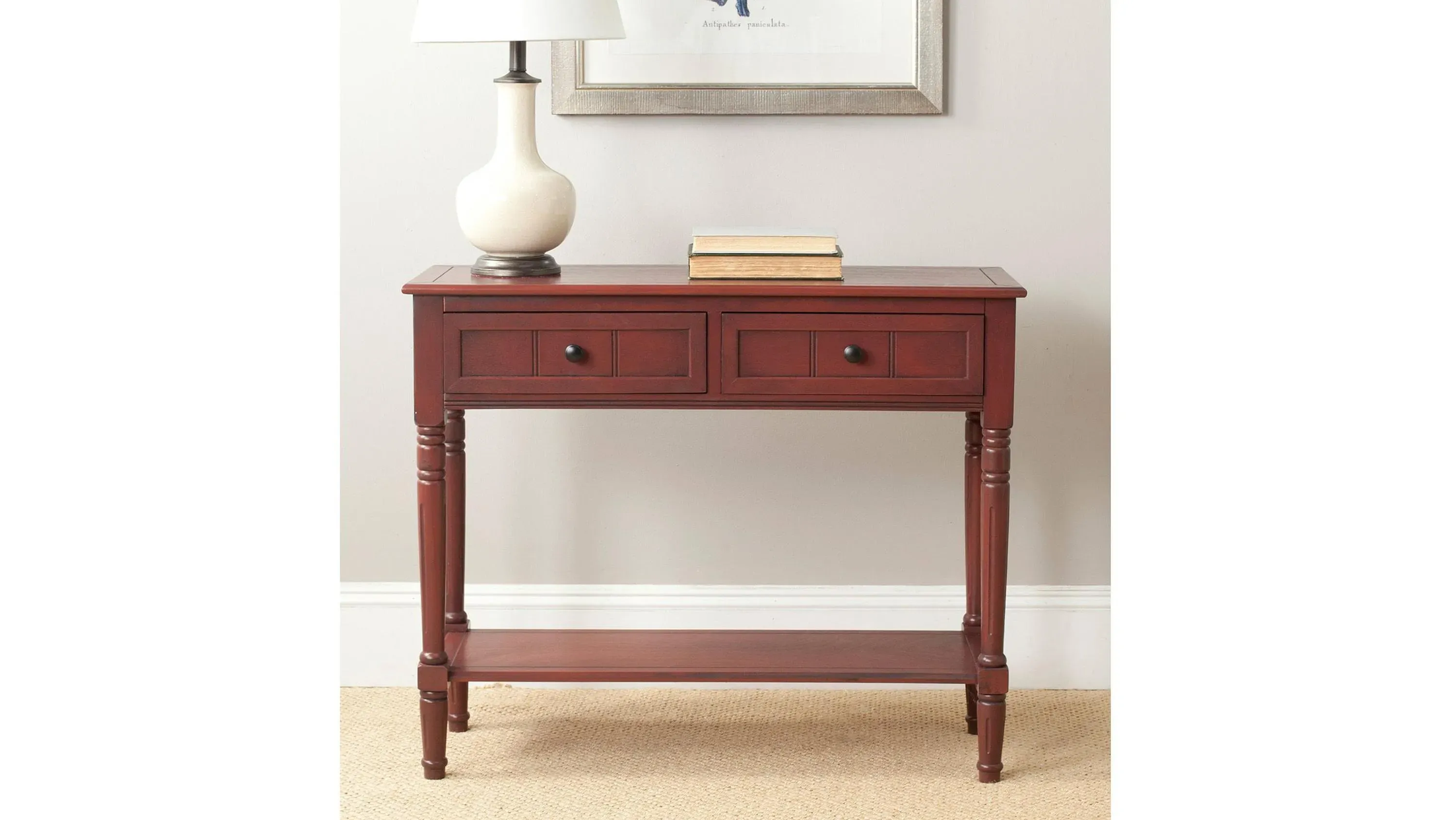 Otto 2 Drawer Console Table | Raymour & Flanigan