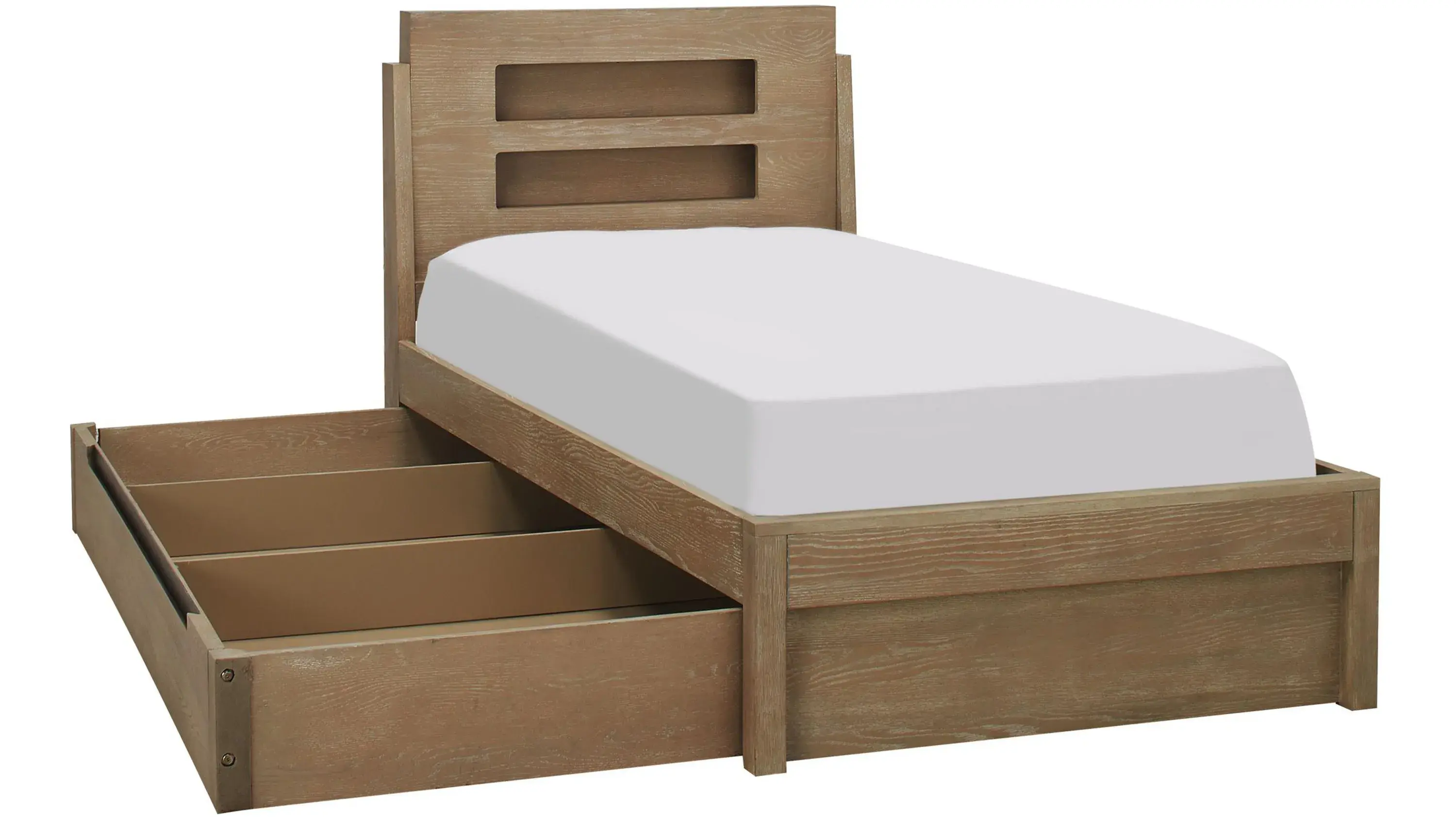 Copper Harbor 4-pc. Bedroom Set w/ Storage Drawer | Raymour & Flanigan