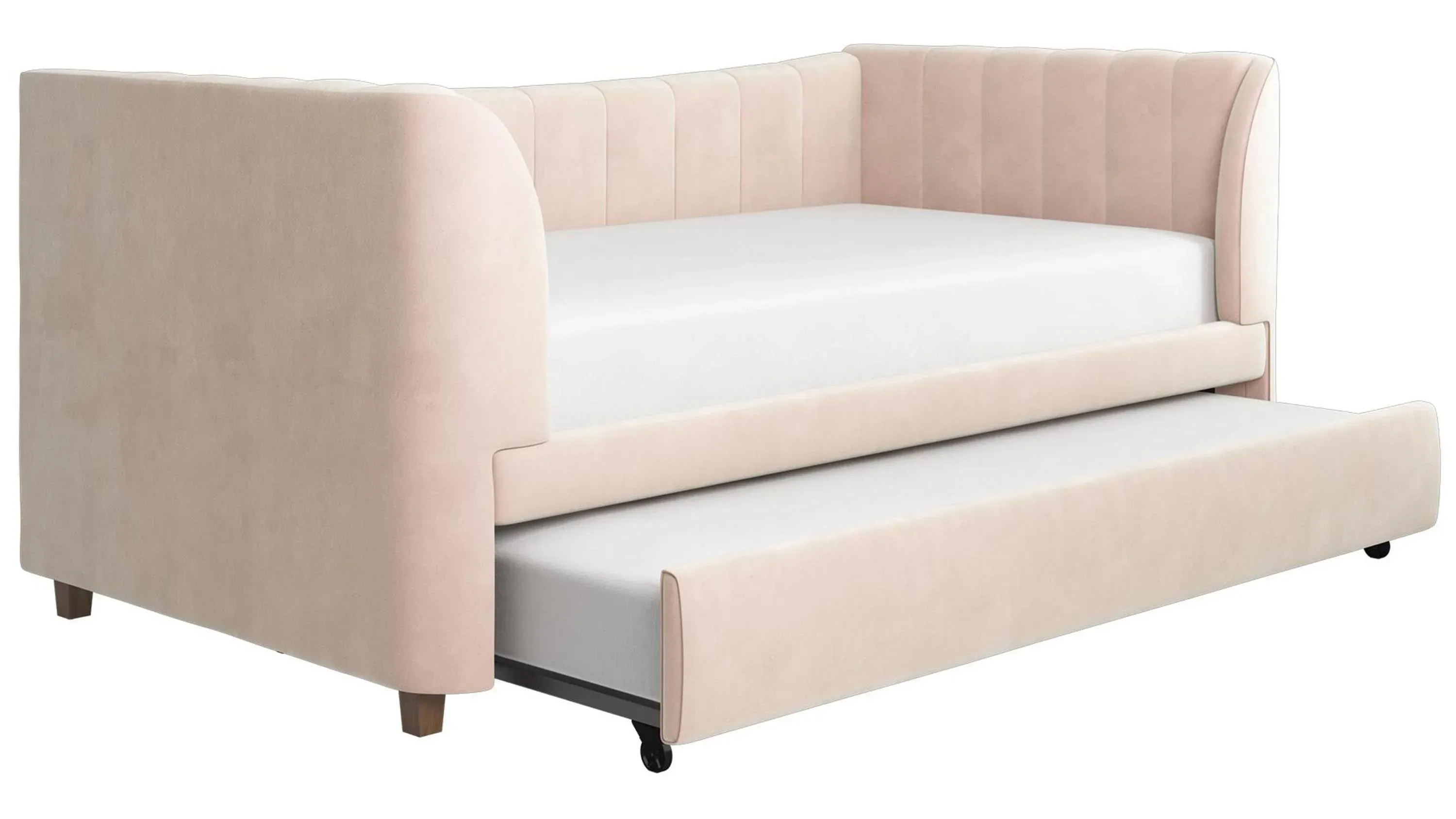 Little Seeds Valentina Upholstered Daybed with Trundle Raymour Flanigan