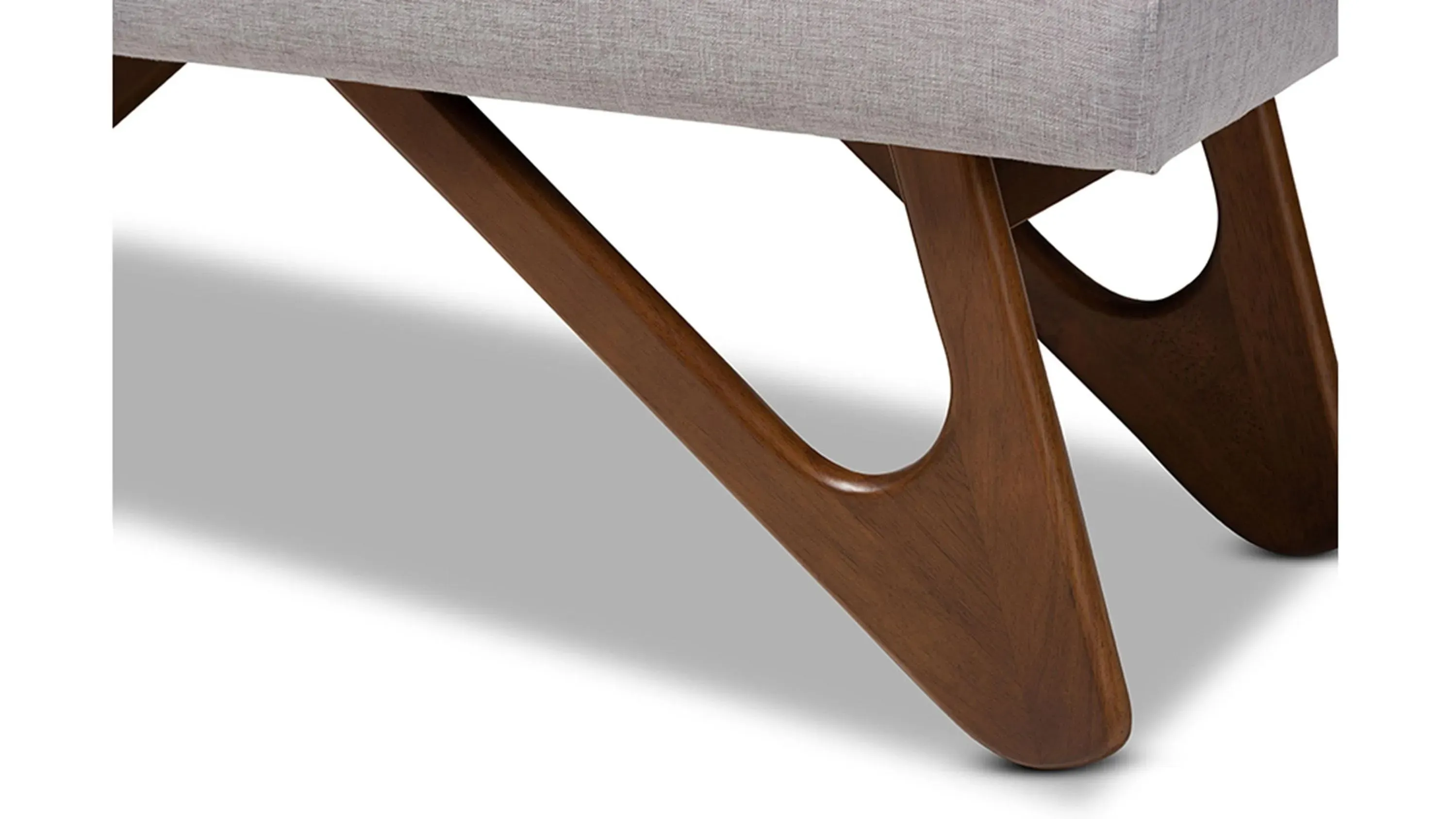 Rika Boomerang Bench | Raymour & Flanigan