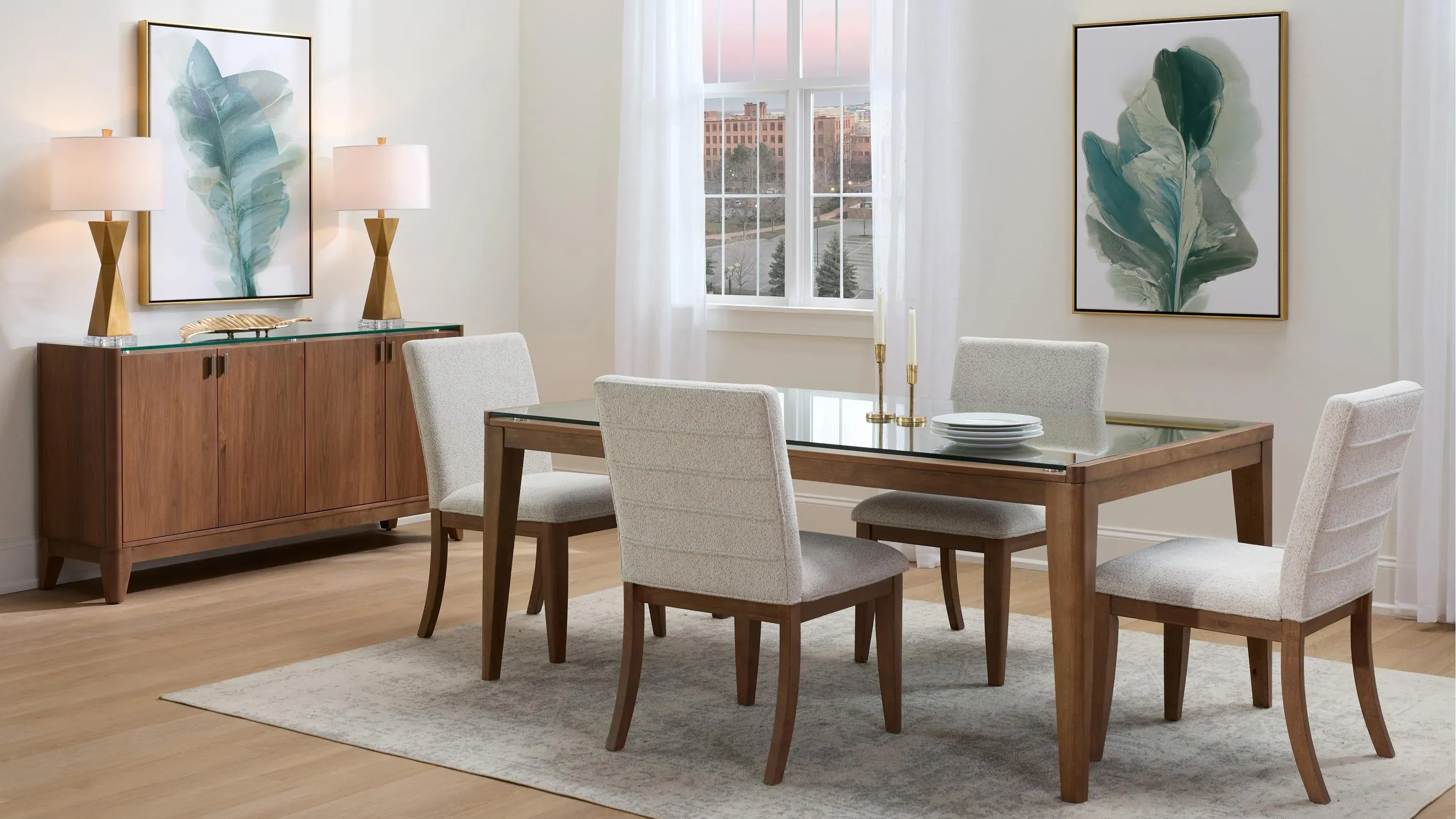 Raymour and flanigan 5 piece dining set store